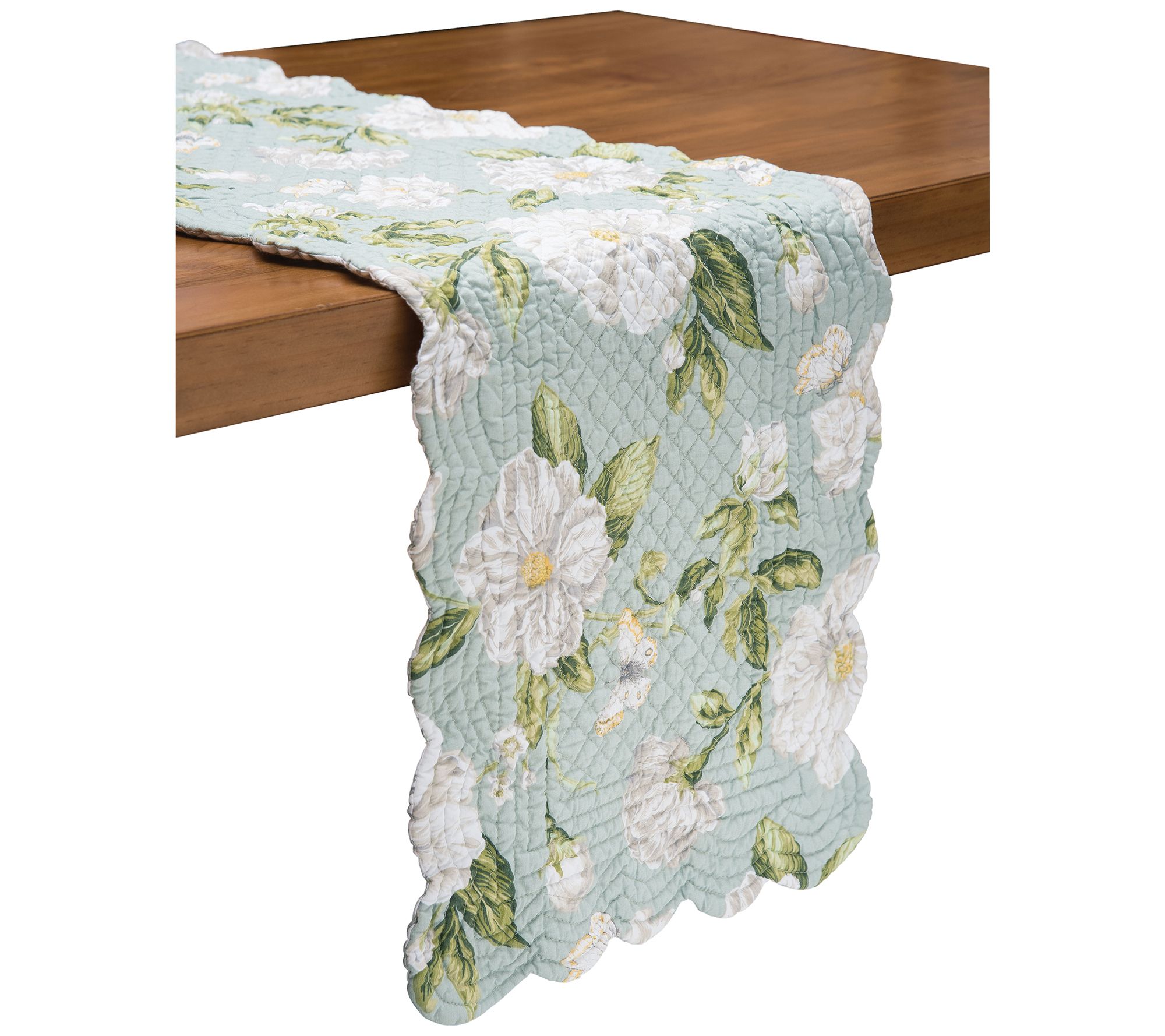 C&F Home Magnolia Garden Table Runner - QVC.com
