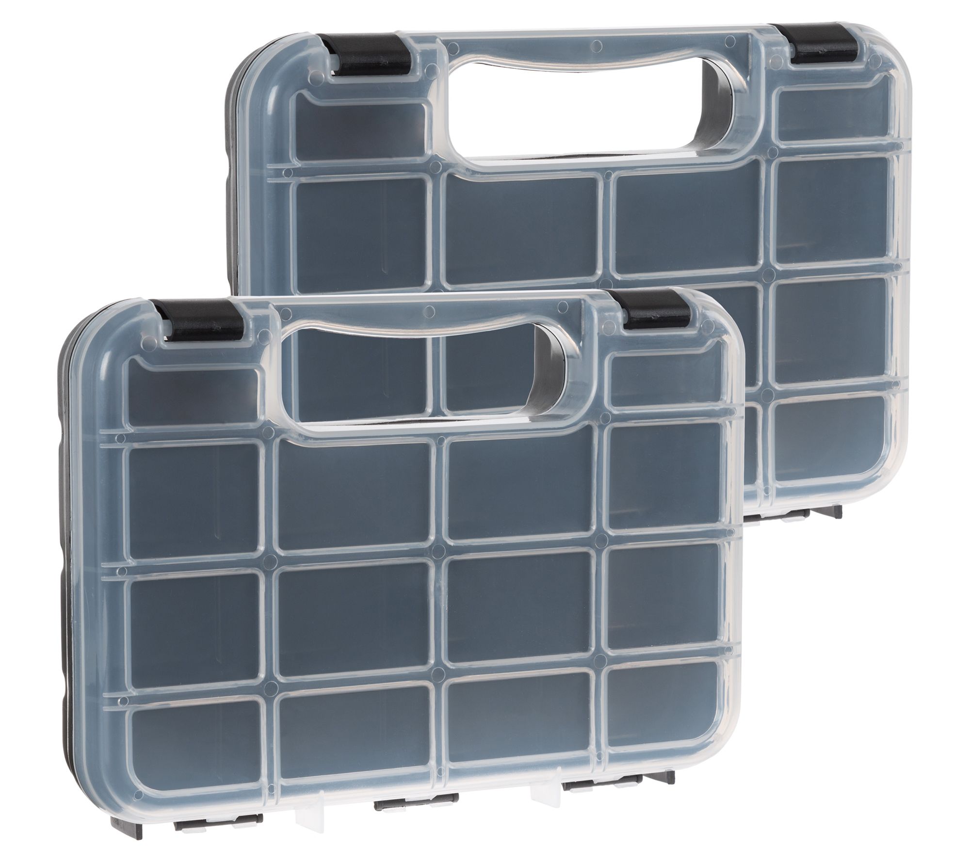Stalwart 2-Pack Plastic Storage Box with 14 Sma ll Compartment - QVC.com