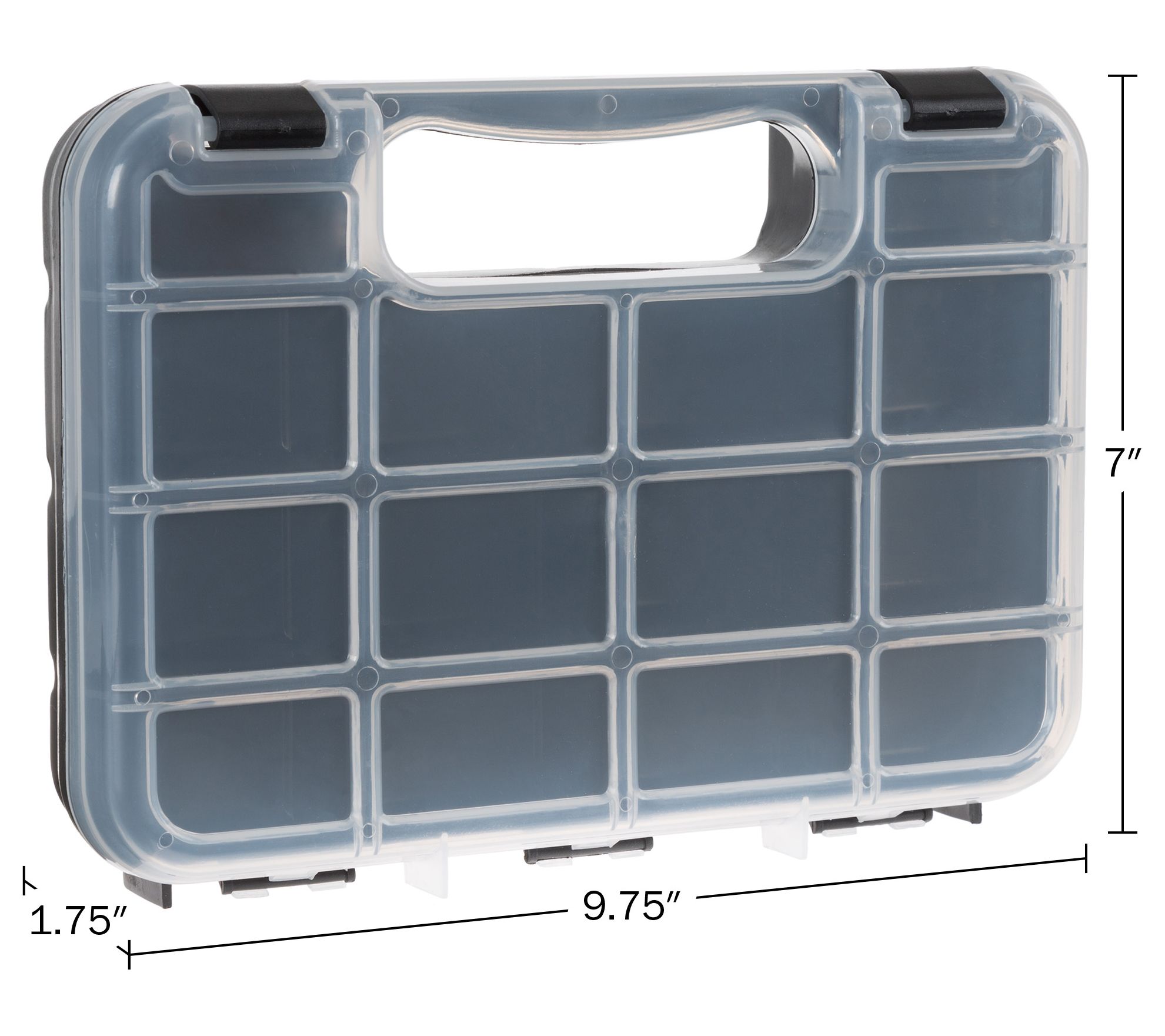 Stalwart 2-Pack Plastic Storage Box with 14 Sma ll Compartment - QVC.com