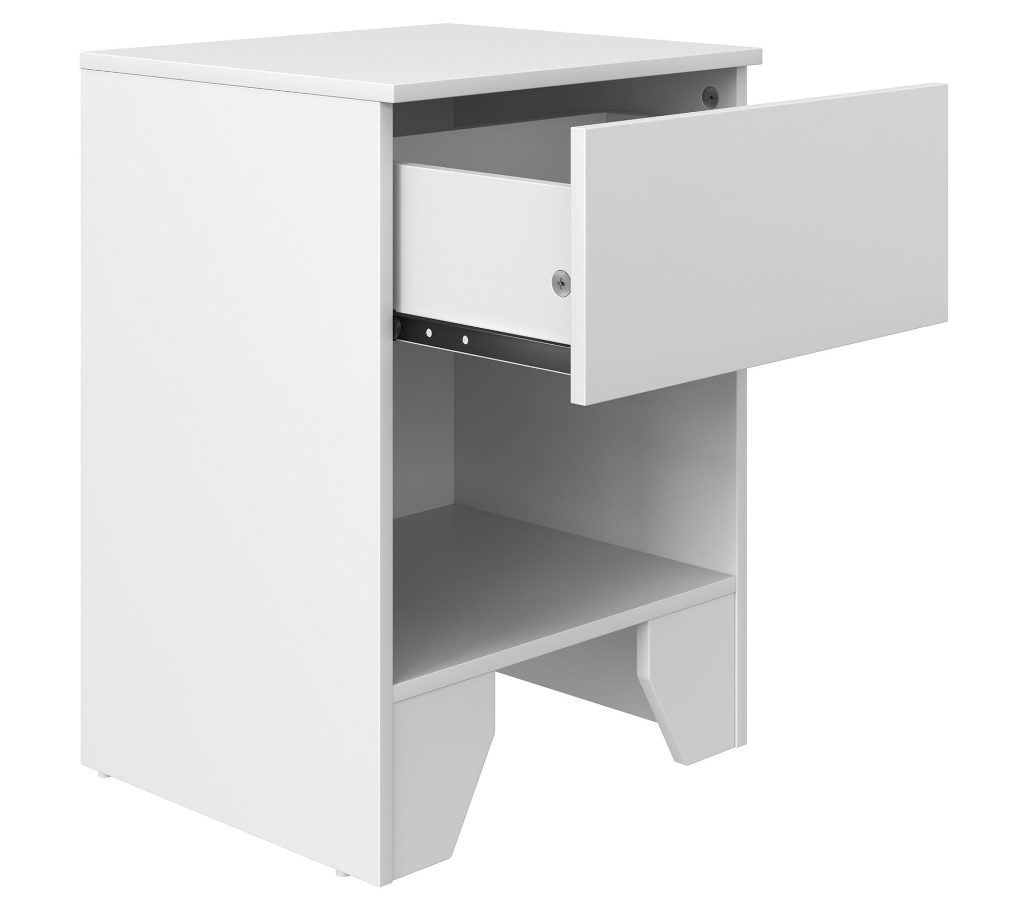 Boyd Sleep Anzio One Drawer Modern Nightstand - QVC.com