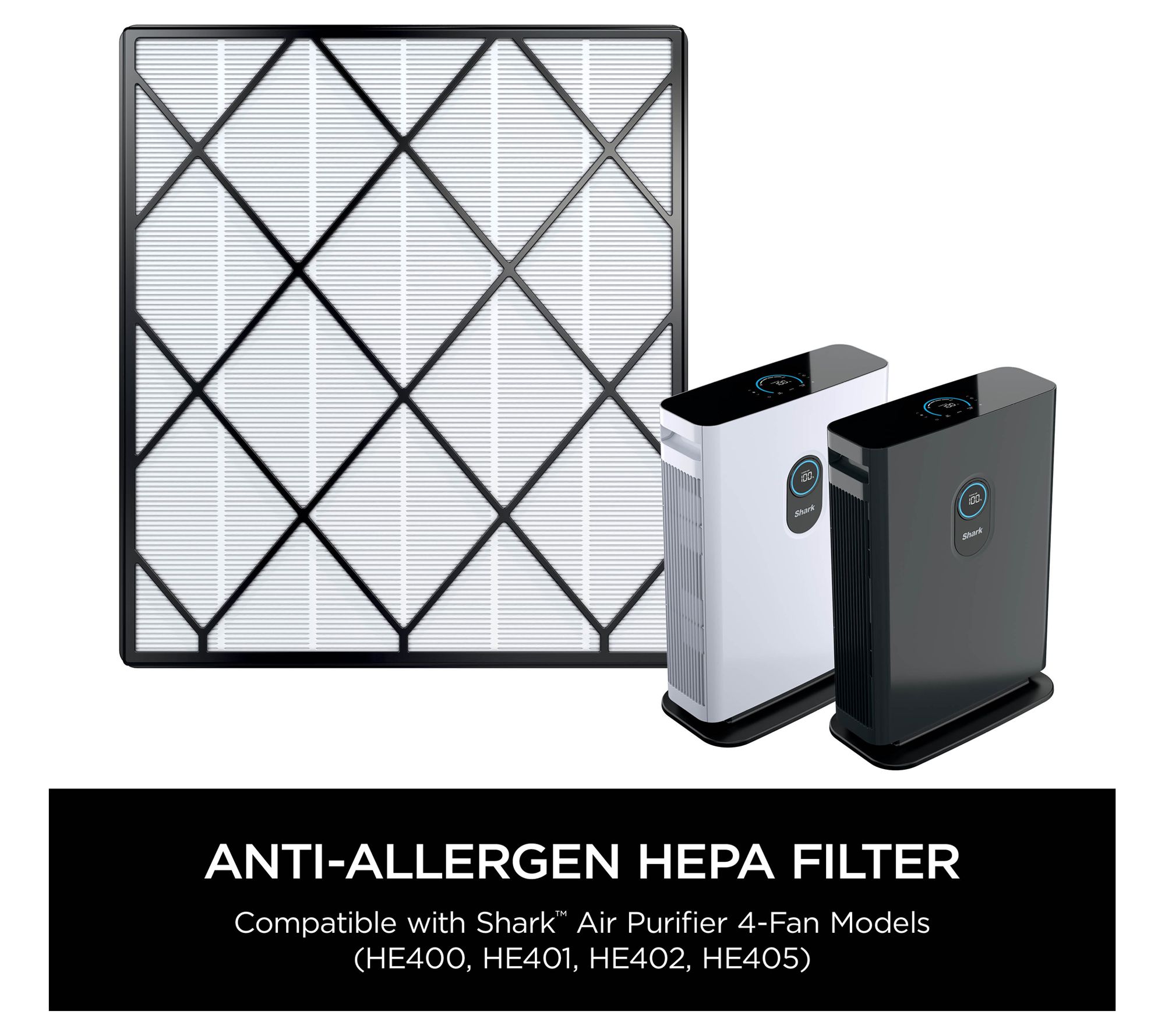 Shark Air Purifier 4-Fan Anti-Allergen NANOSEALFilter - QVC.com