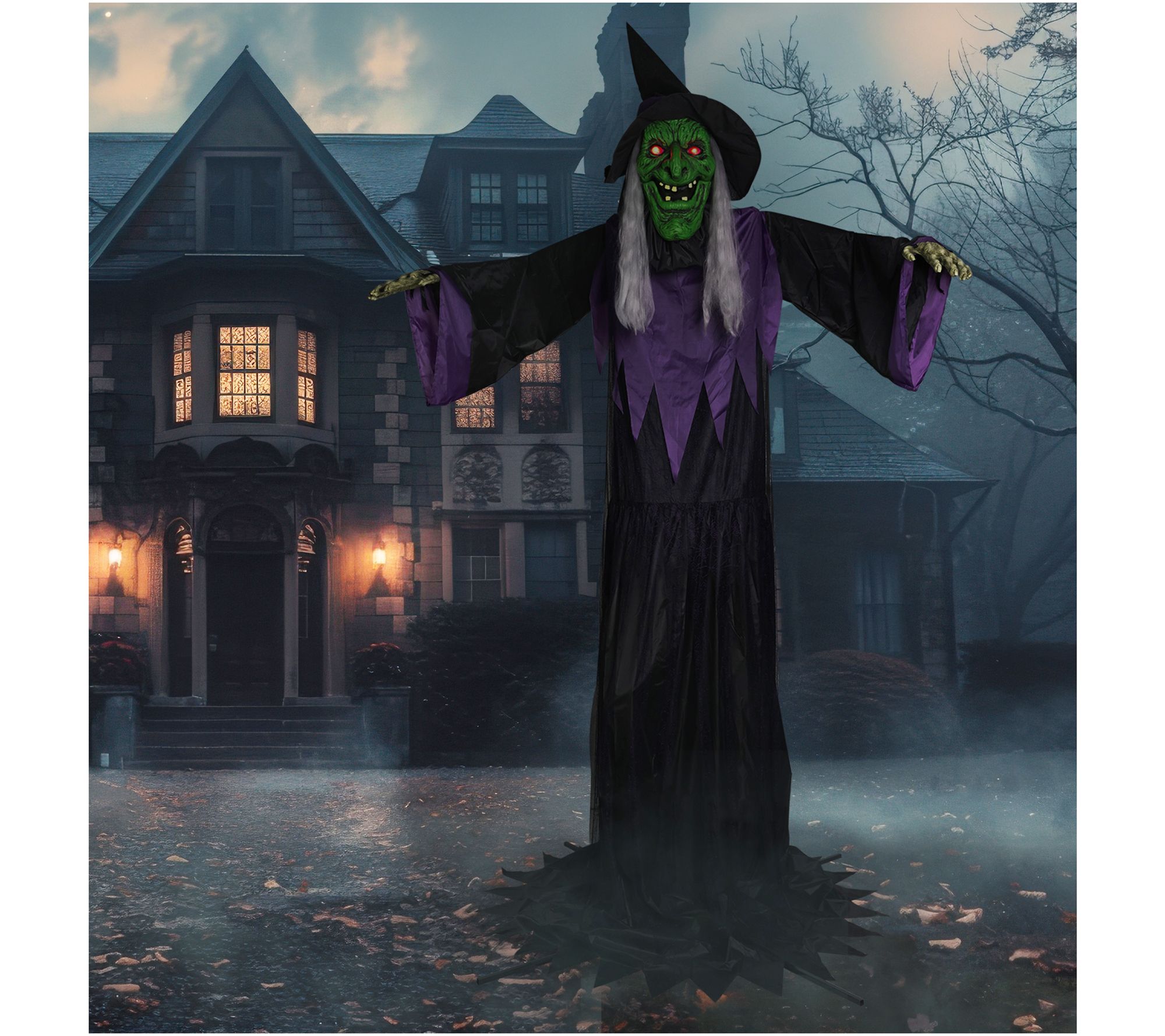 Northlight Talking Witch Commercial Halloween Dcor 15' - QVC.com