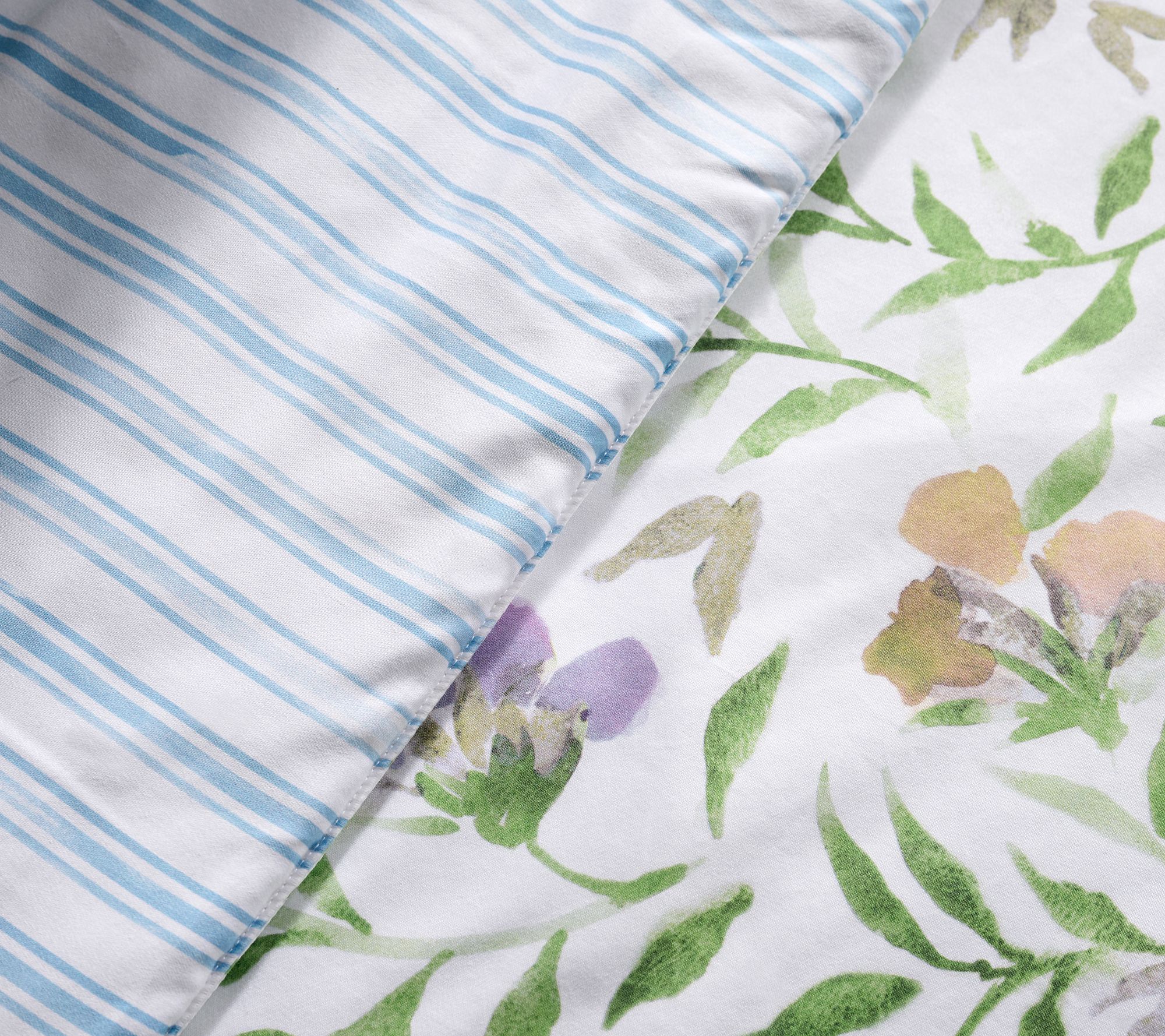 Ode to Color by Lori Weitzner Elegant Floral Comforter & Sham Set - QVC.com