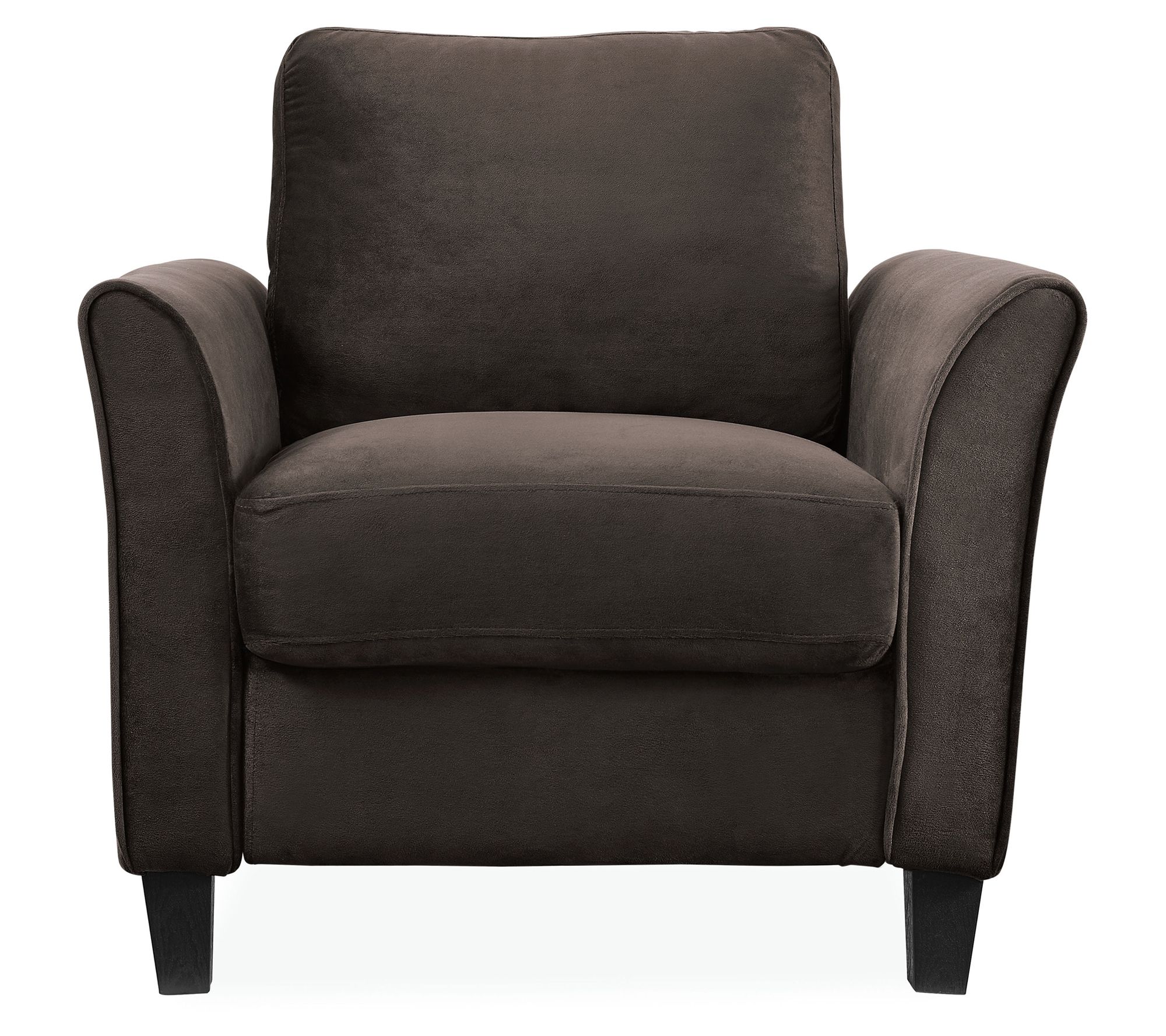 Westin Chair Curved Arm Microfiber - QVC.com