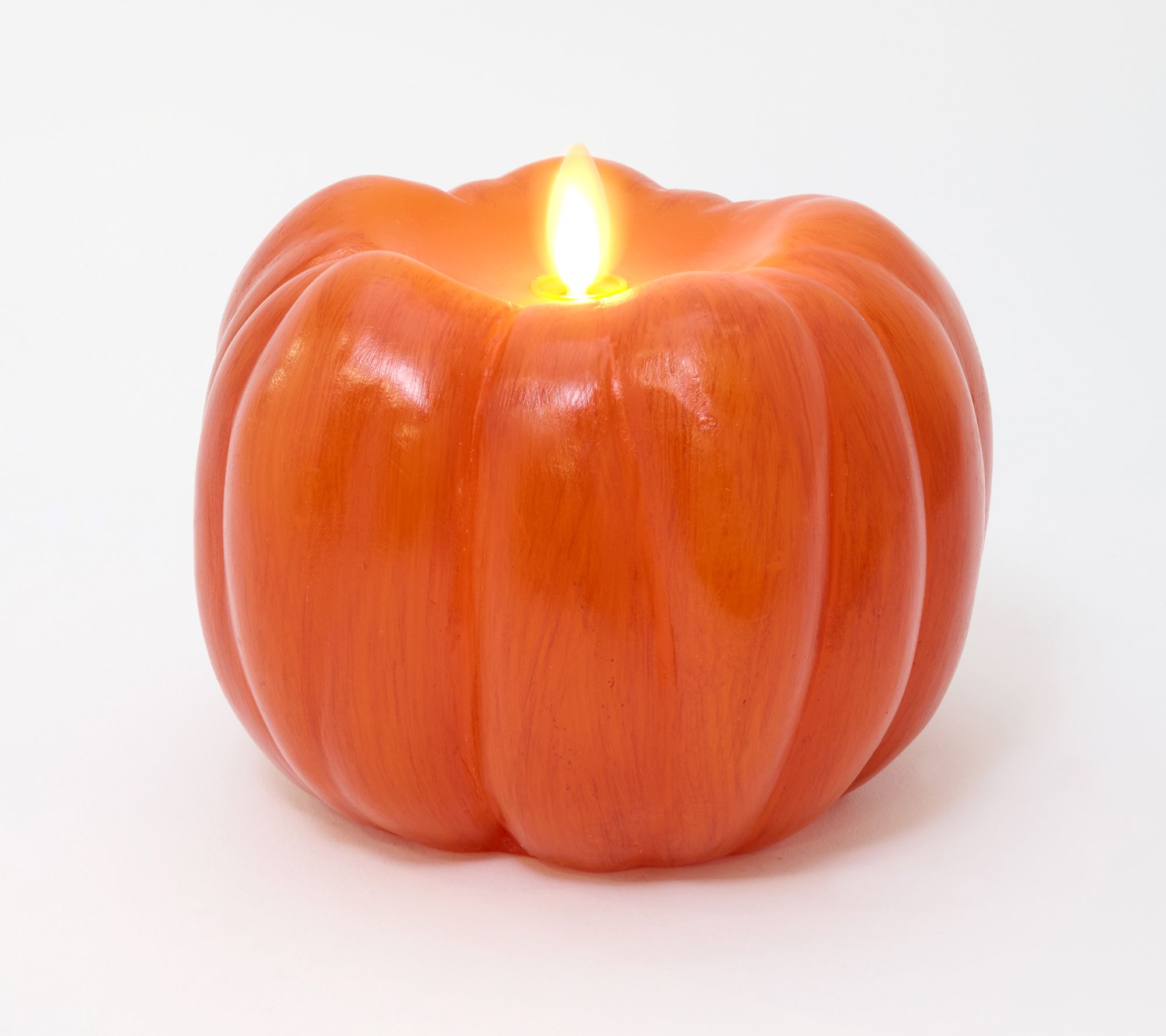 "As Is" Luminara Indoor Flameless Painted Pumpkin - QVC.com