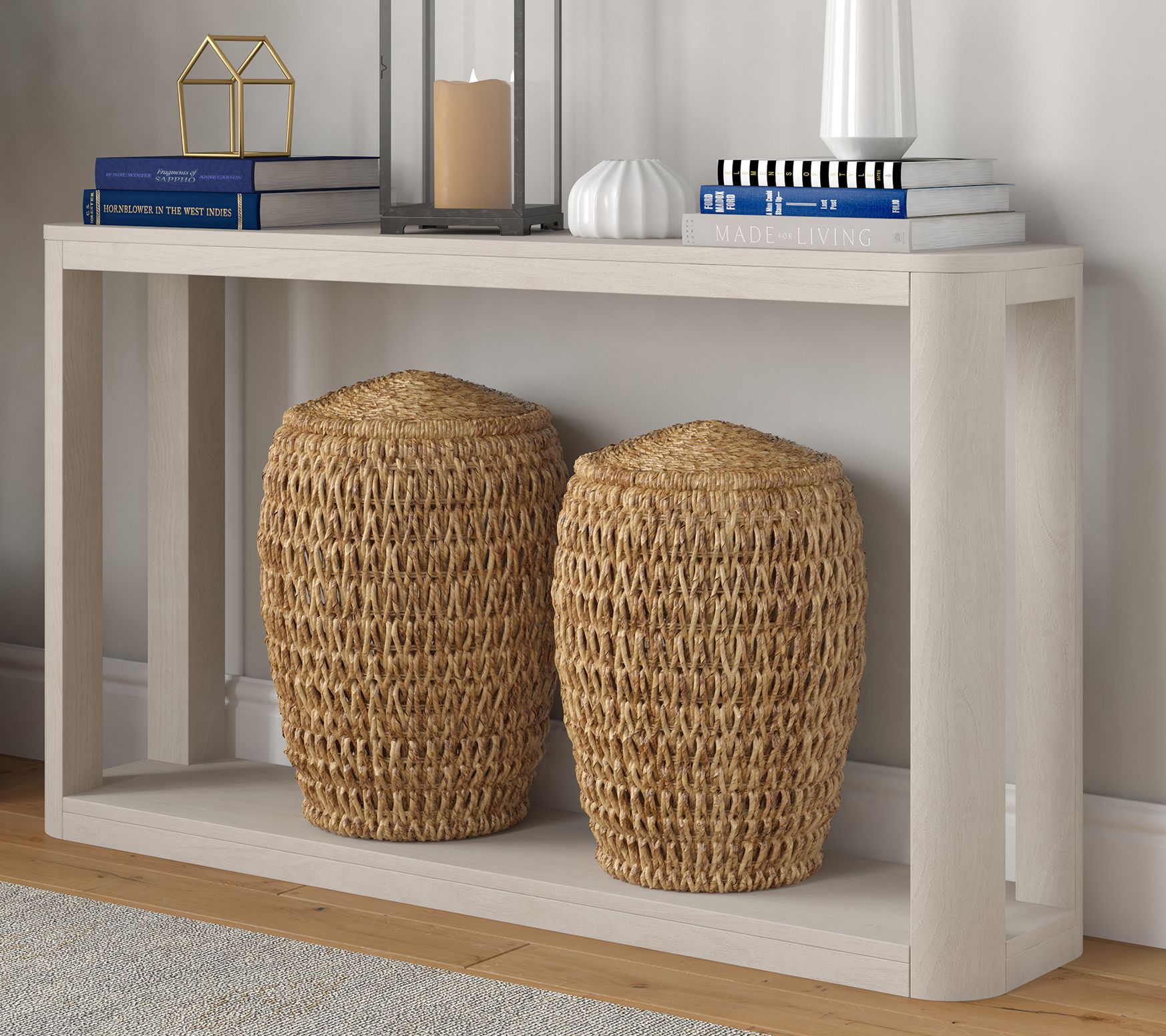 Hudson&Canal Stellan 52" Wide Rectangular Console Table - QVC.com