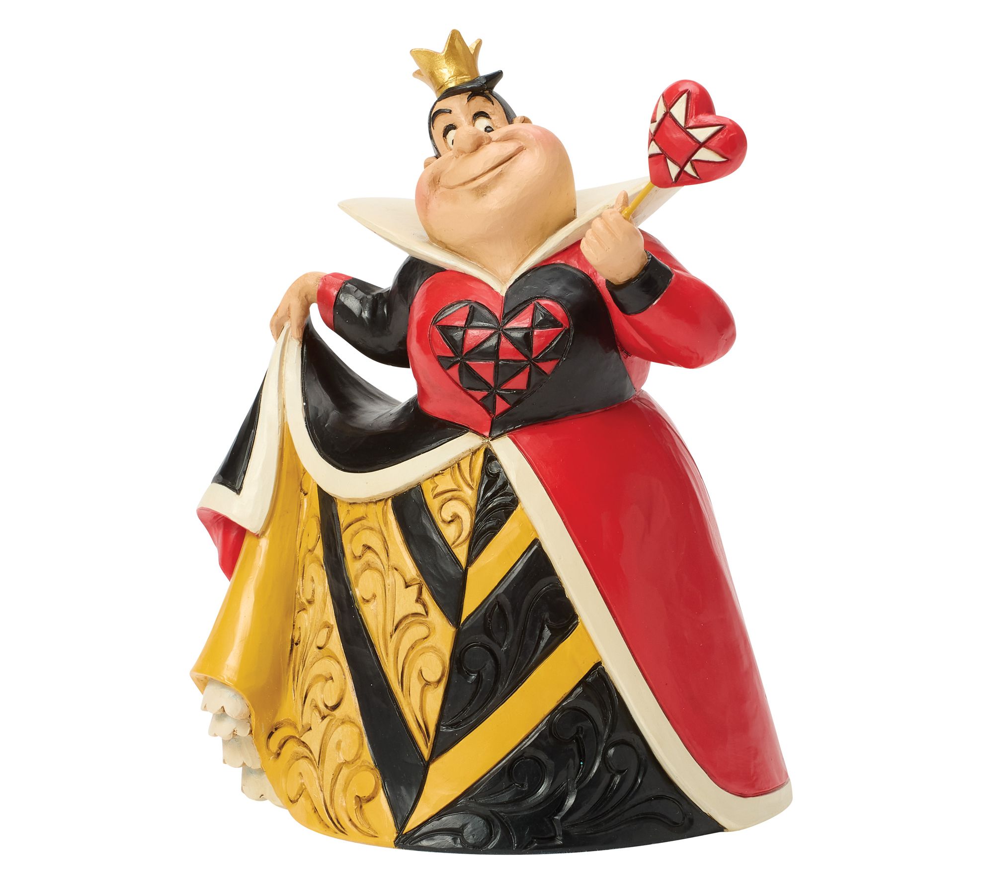 Jim Shore Disney Traditions Queen of Hearts Figurine 5.1in H - QVC.com