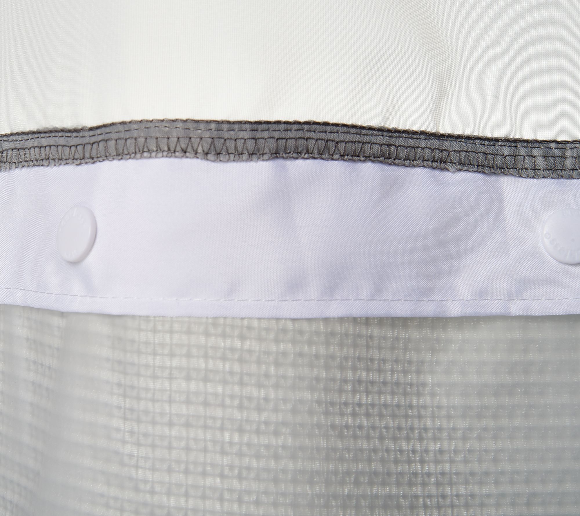 EZ-On Diamond Dobby Shower Curtain with Liner - QVC.com