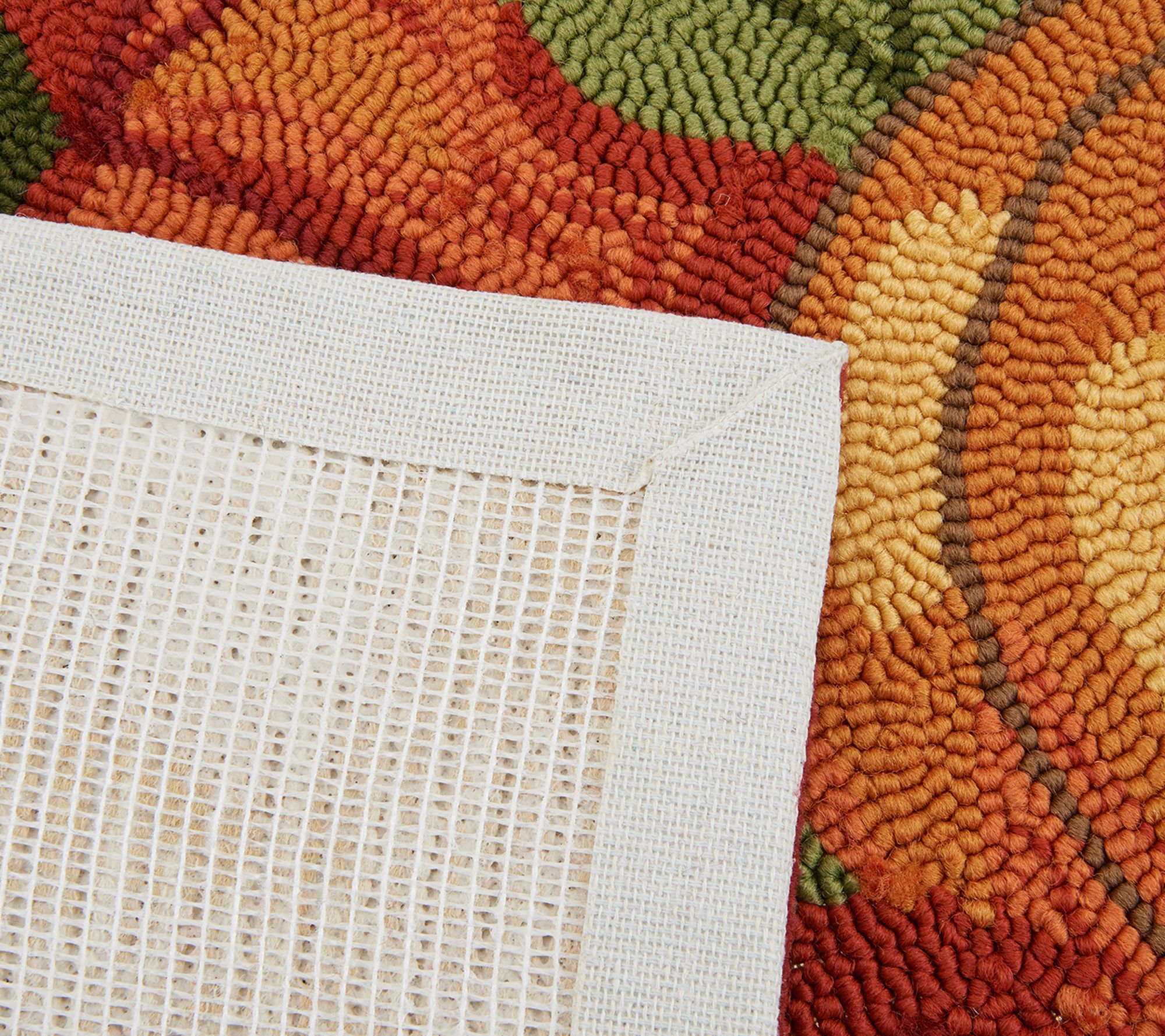 Plow & Hearth 42" x 24" Seasonal Harvest Accent Rug - QVC.com