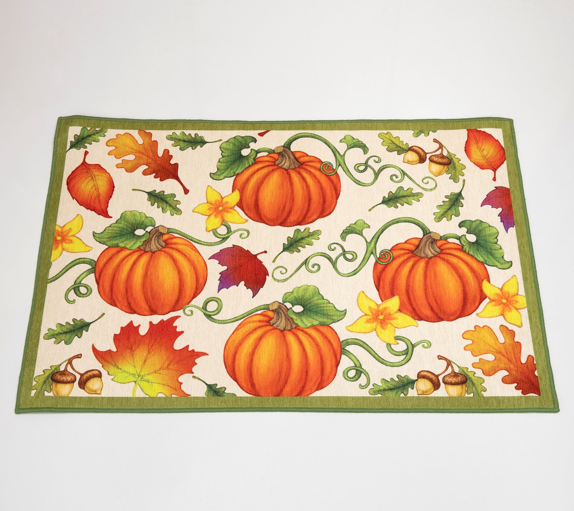 "As Is" Temp-tations Centertaining Seasonal 2'X3' Washable Rug - QVC.com