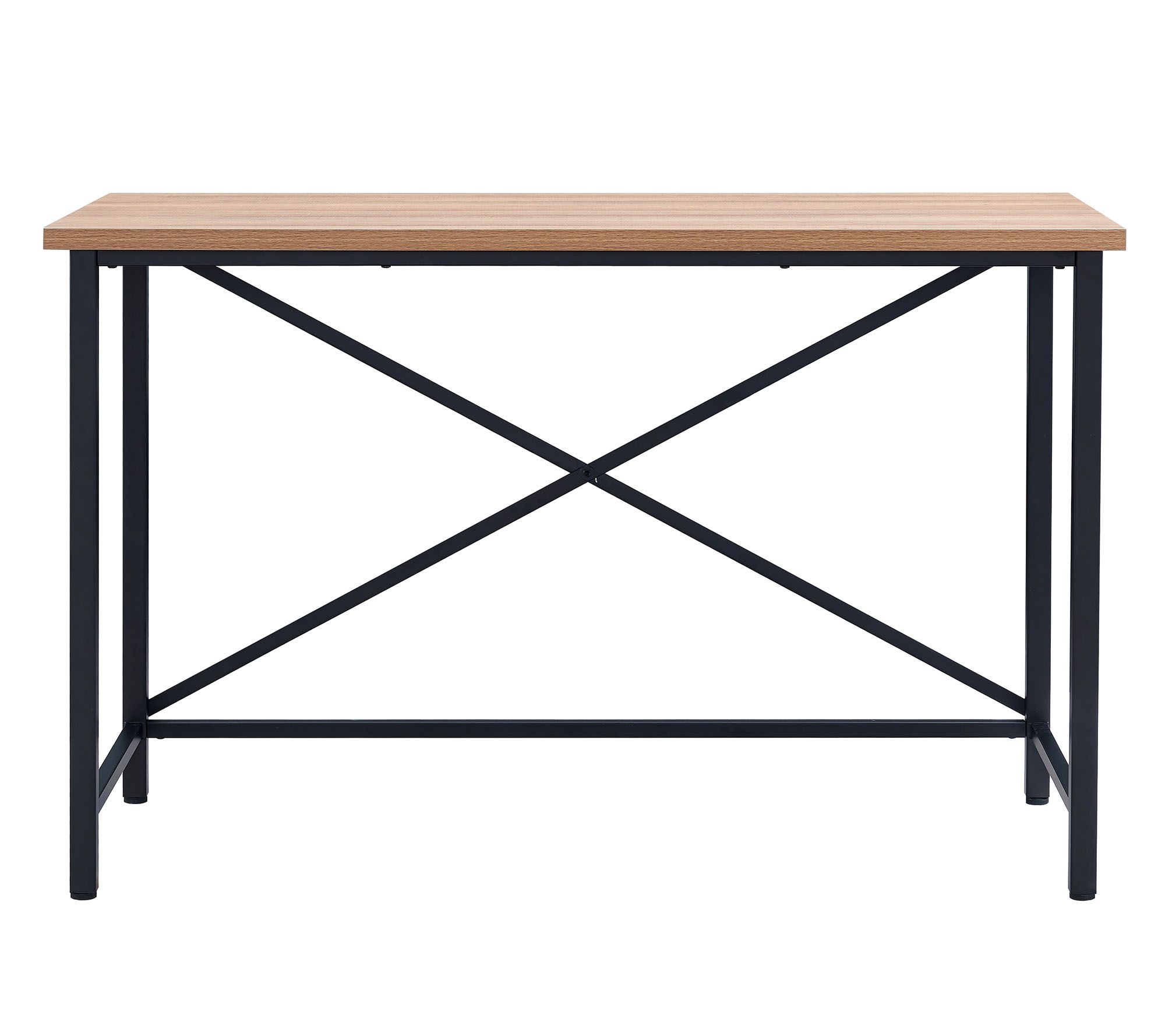 Hudson & Canal Martina Home Office Desk with X-shaped Support - QVC.com