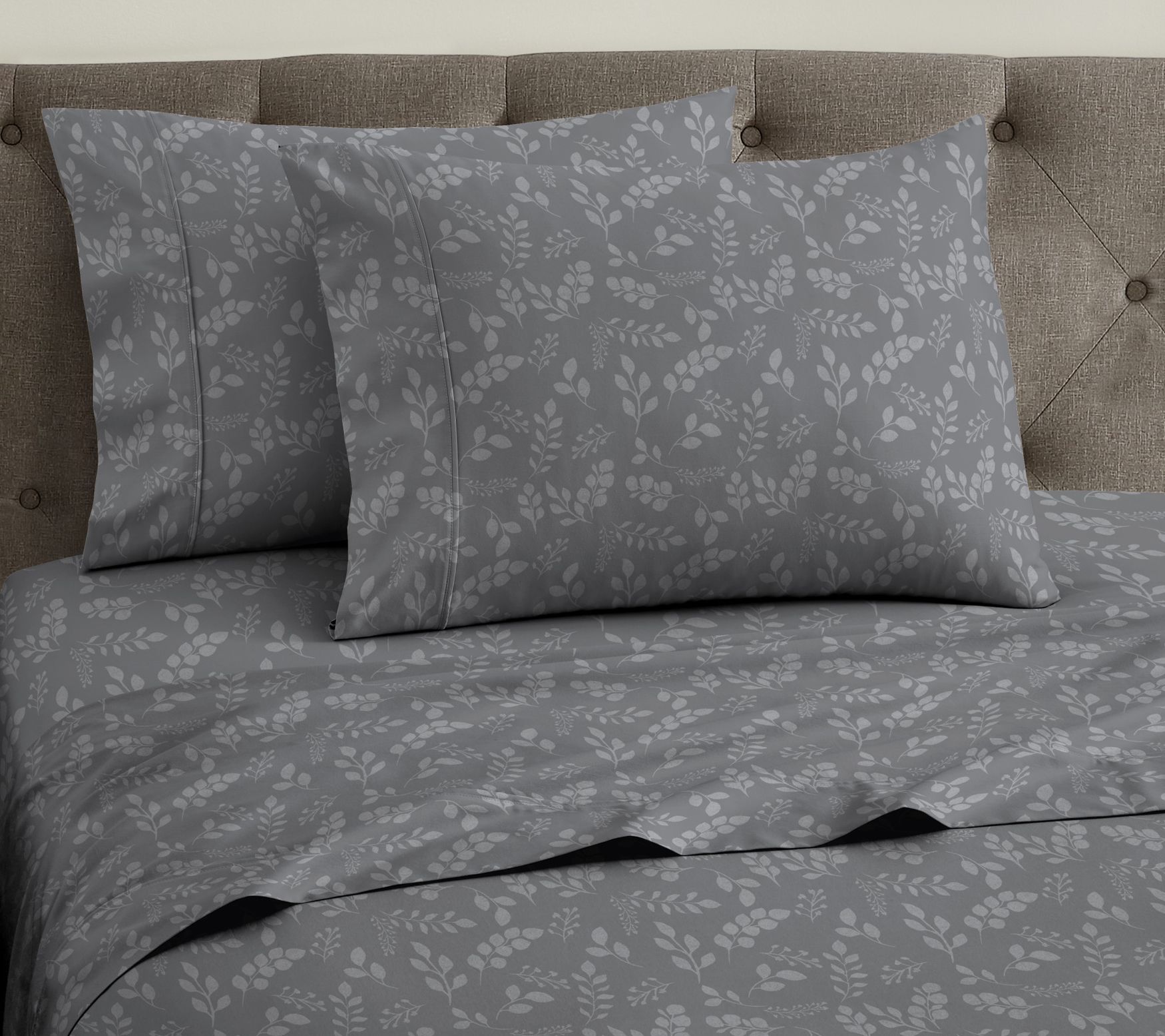 Scott Living Farley Floral Botanical PatternedSheet Set-Twin - QVC.com