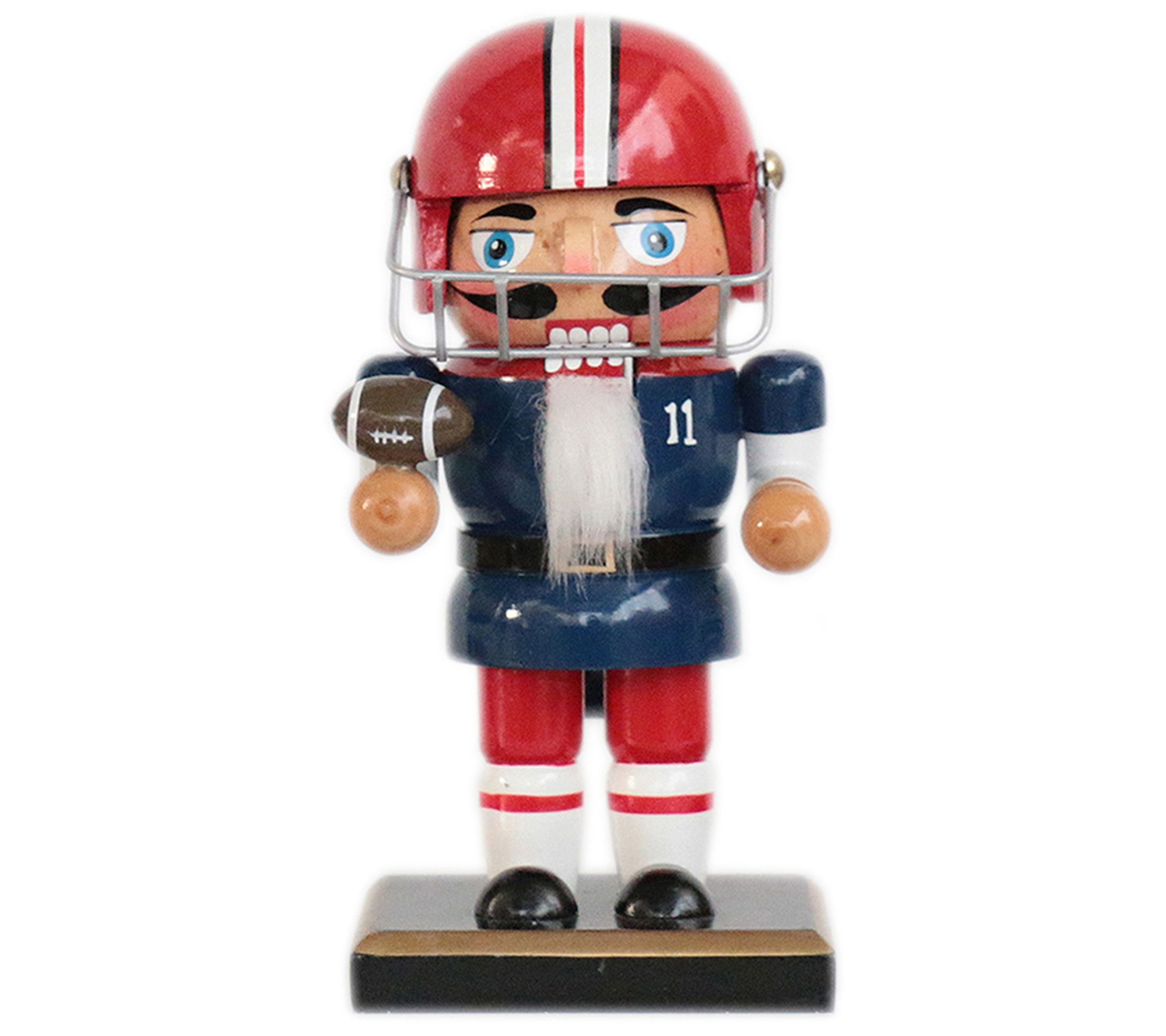 Santa's Workshop Inc. 6.5" Football Player Nutcracker - QVC.com