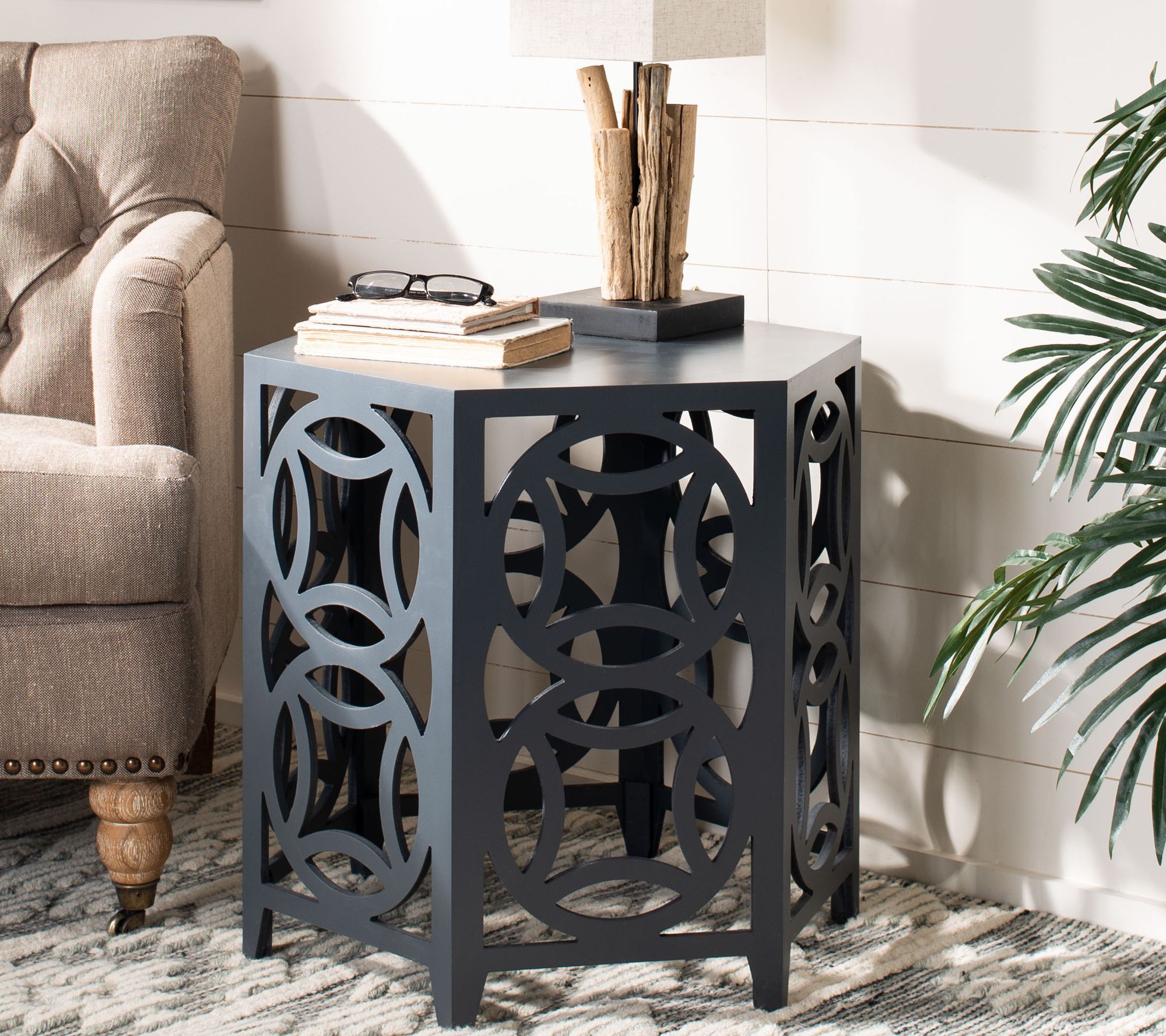 Safavieh Natanya Side Table - QVC.com