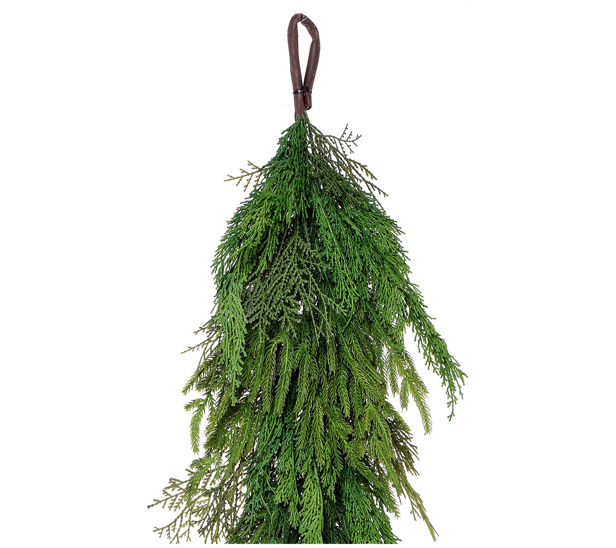 48" Cyprus Norfolk Pine Garland by Valerie - QVC.com