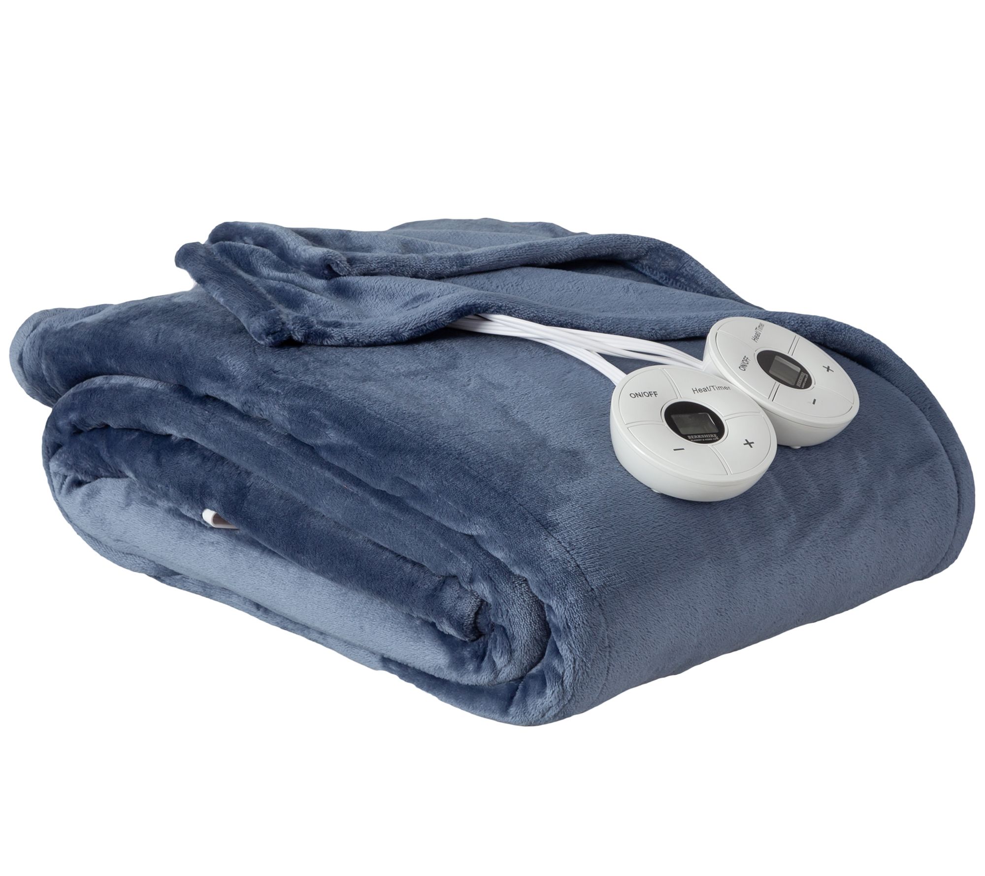 Berkshire Blanket VelvetLoft Heated Blanket - Full/Queen - QVC.com