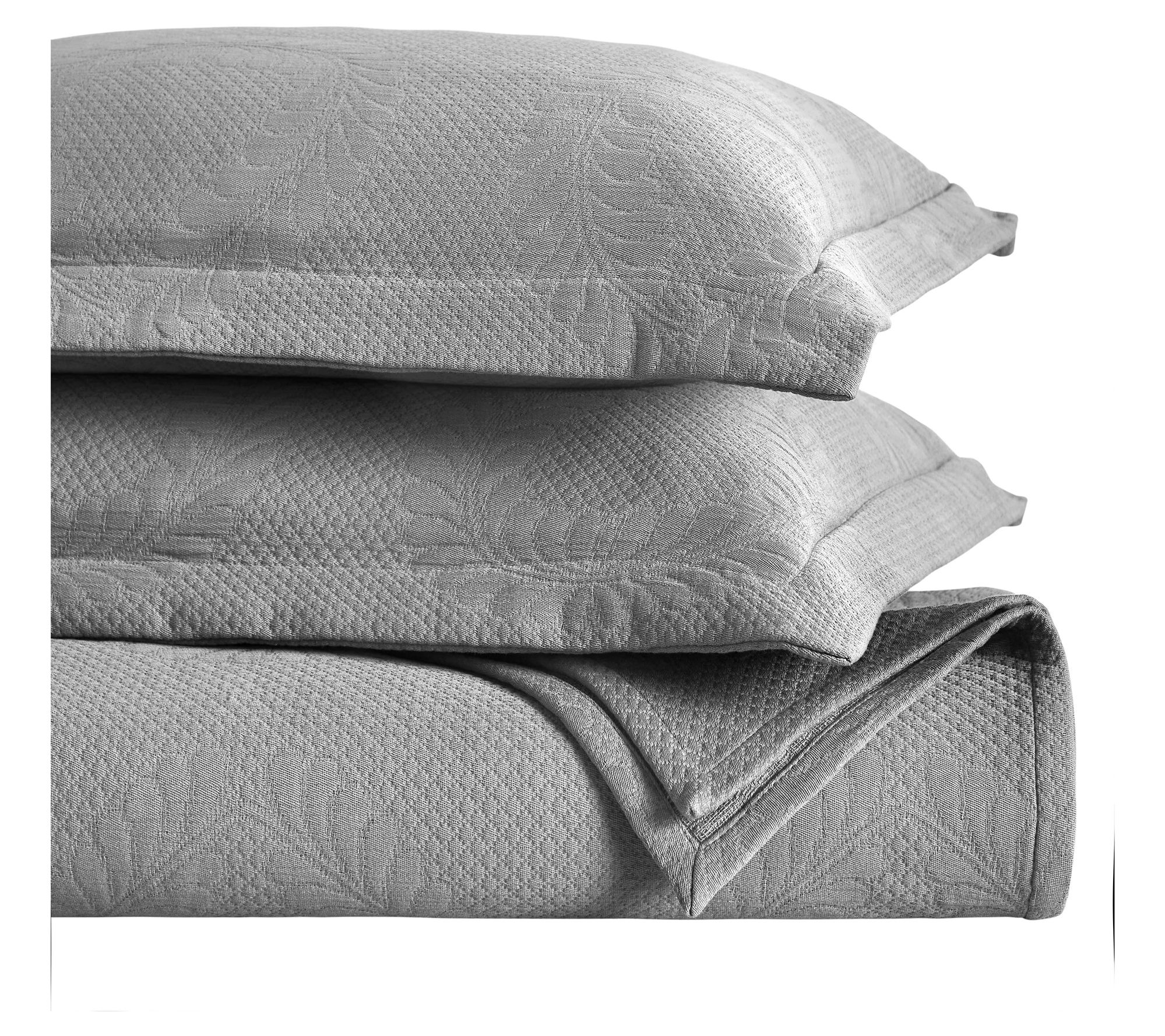 Superior Peploi Cotton Bedspread and Sham Set,Queen - QVC.com