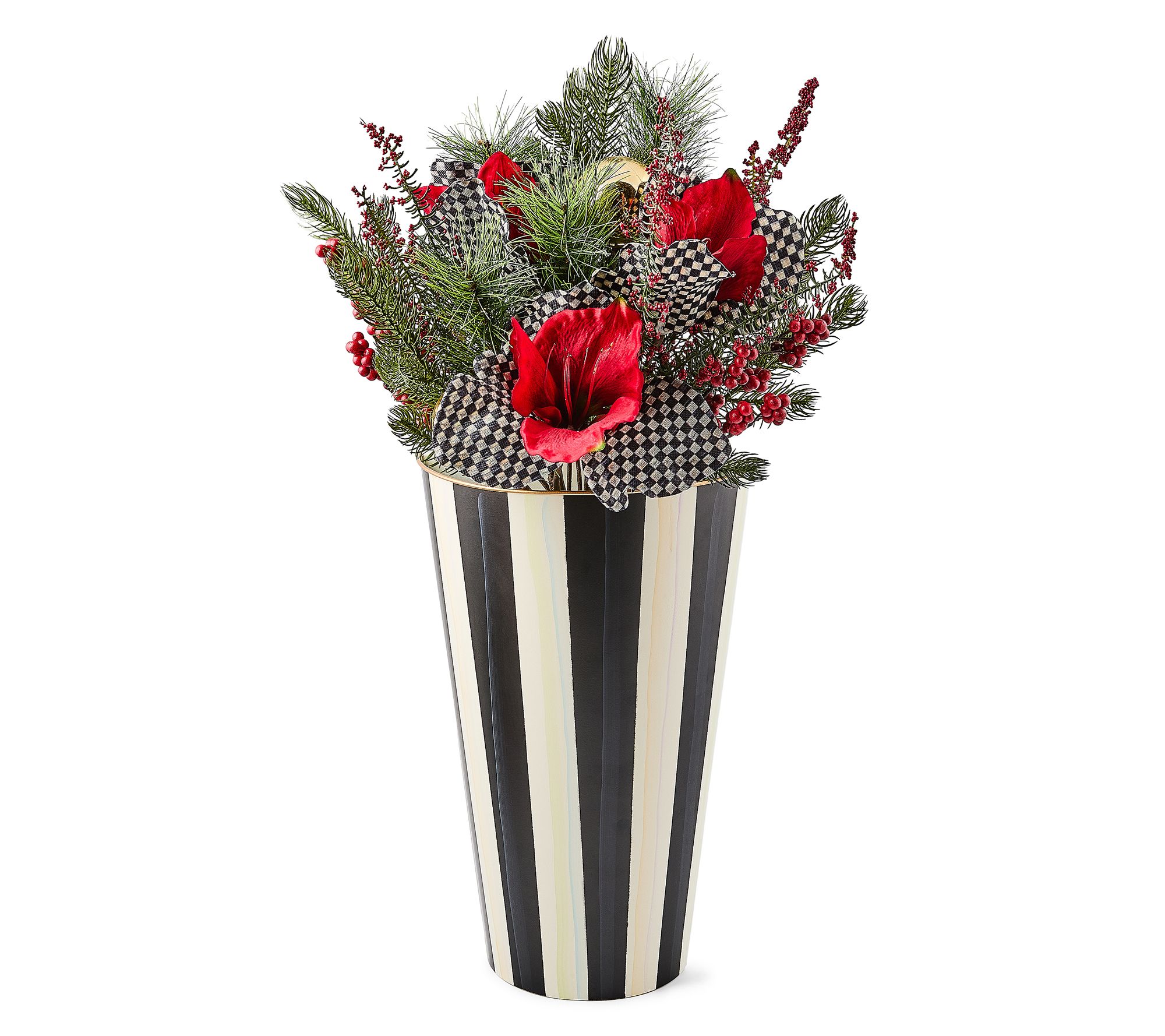 MacKenzie-Childs Fall & Holiday Drop In Arrangements, Set of 2 - QVC.com