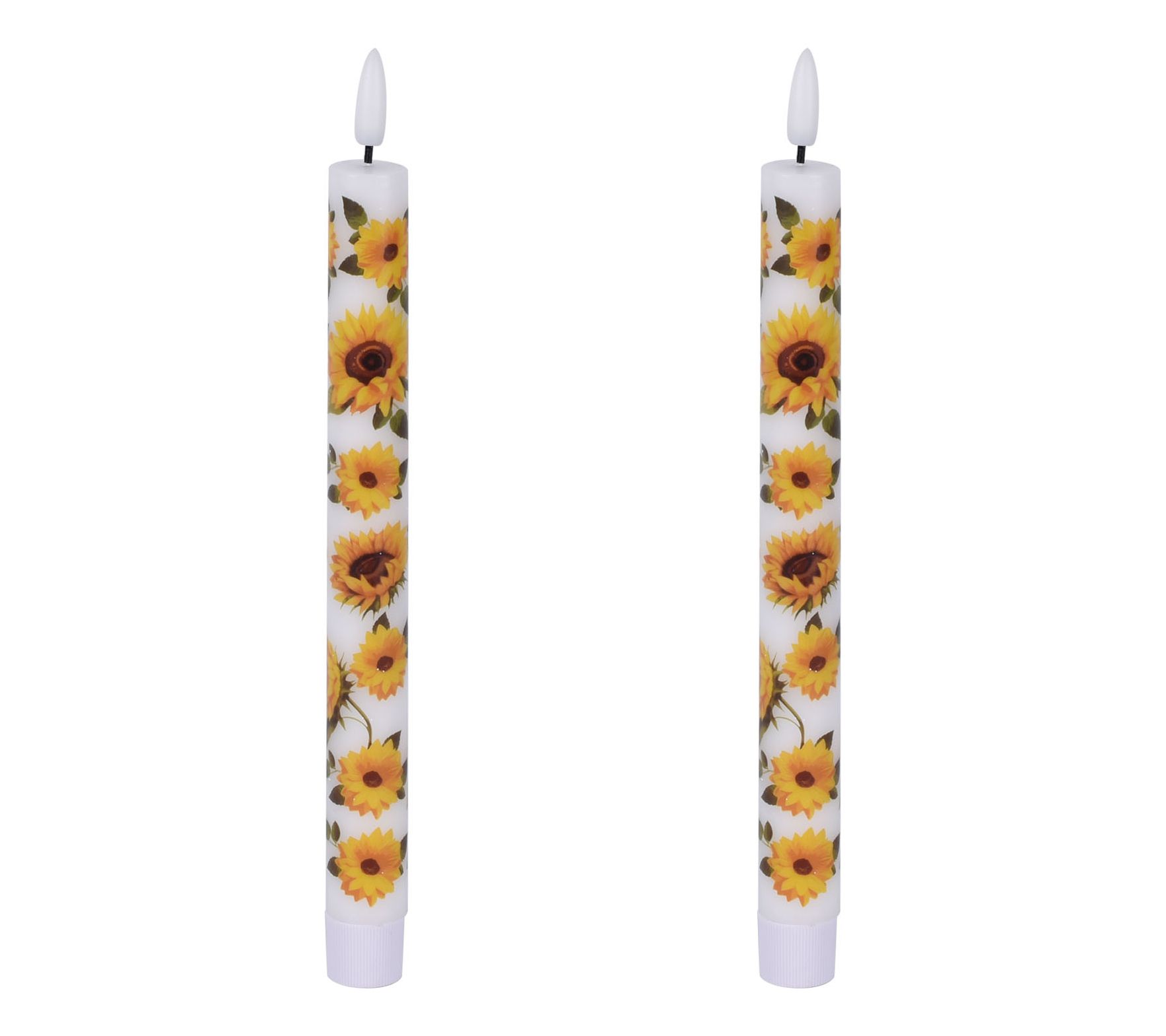 "As Is" Temp-tations Set of 2 Flameless LED Taper Candles - QVC.com
