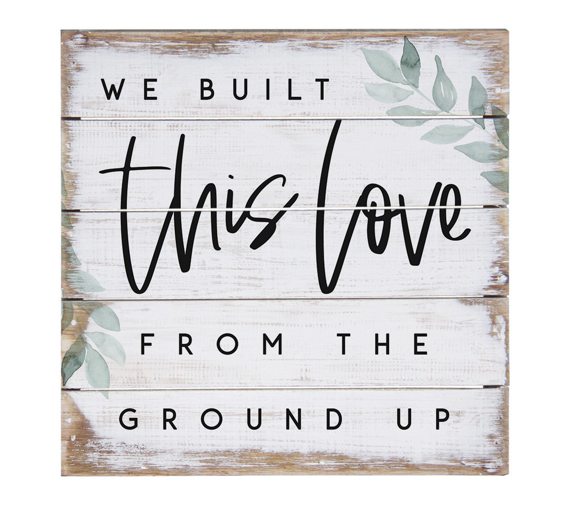 Sincere Surroundings 8" Built This Love PalletPetite - QVC.com