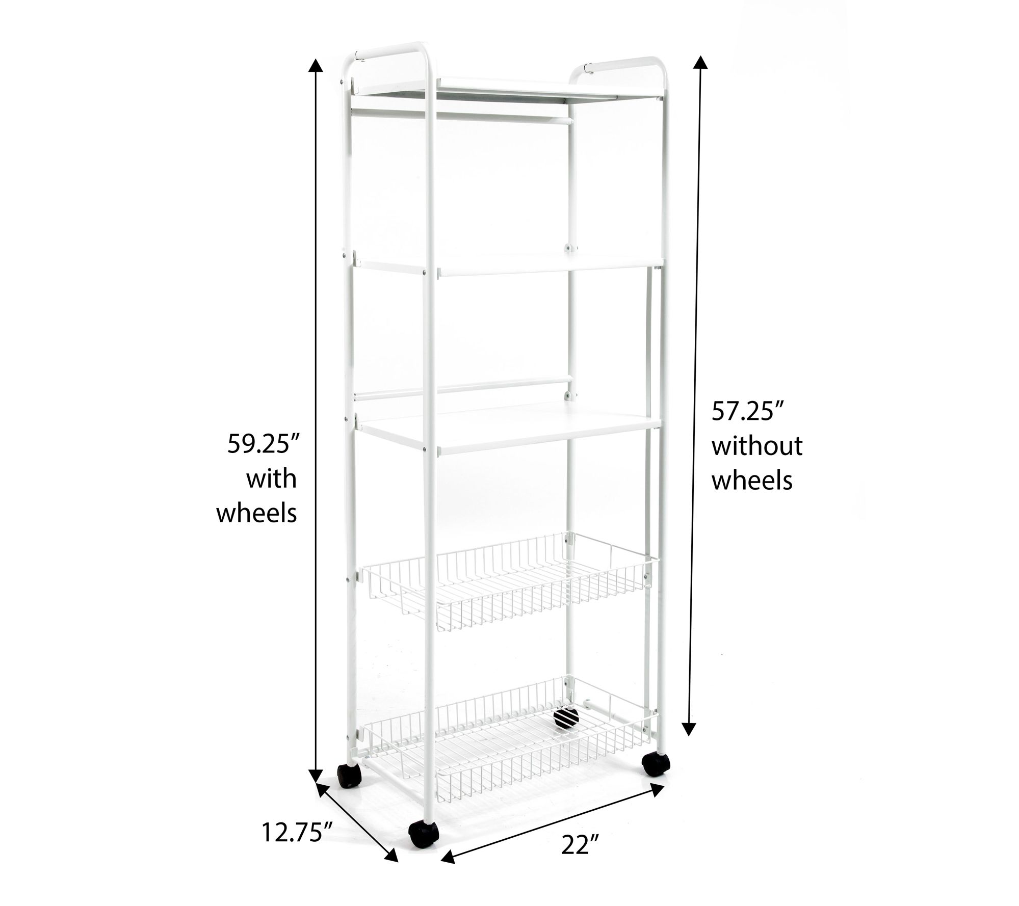 Origami 5-Tier Multi-Purpose Storage Rack withBaskets - QVC.com