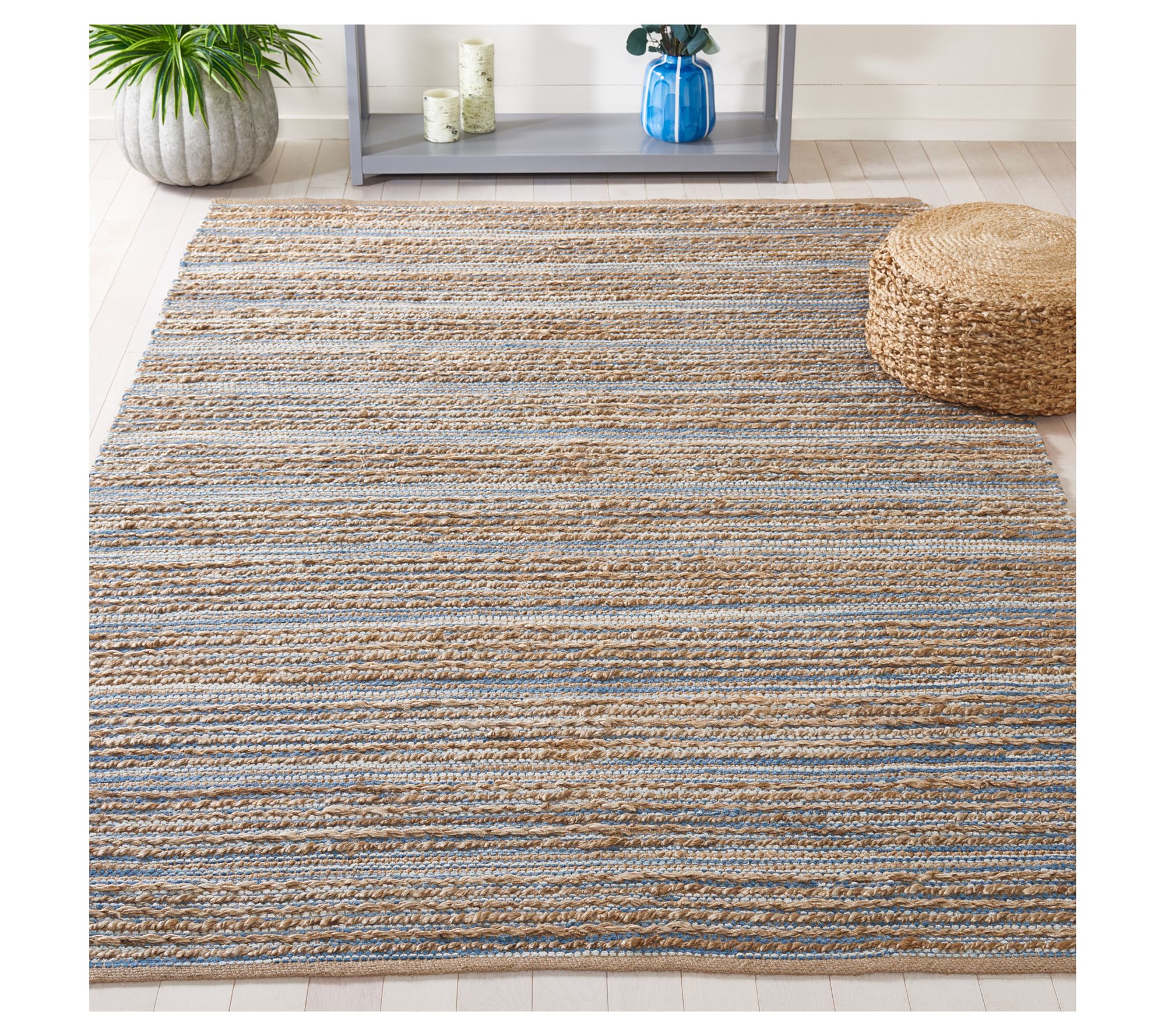 Cape Cod Driftland 6' x 6' Square Jute Rug by Valerie - QVC.com