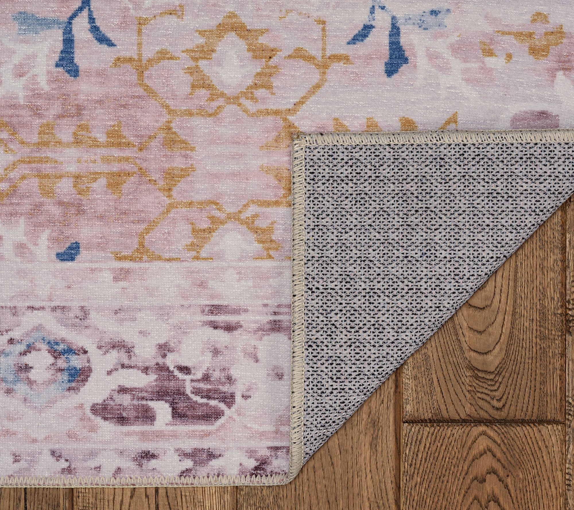 Linon Home Jax Washable 5'x7' Non- Slip Decorative Rugs - QVC.com