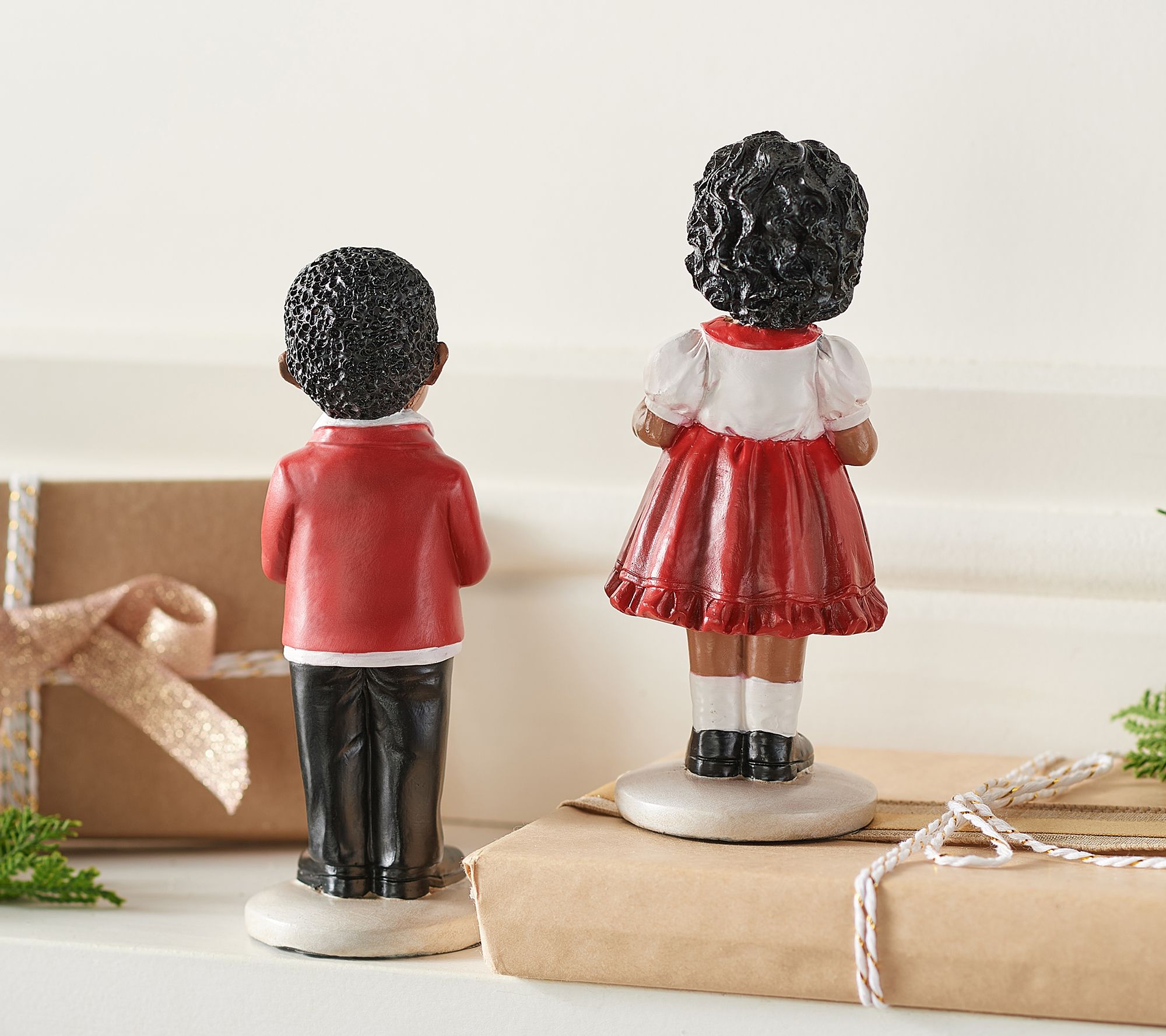 Set of 2 Sweetheart Children Figures by Valerie - QVC.com