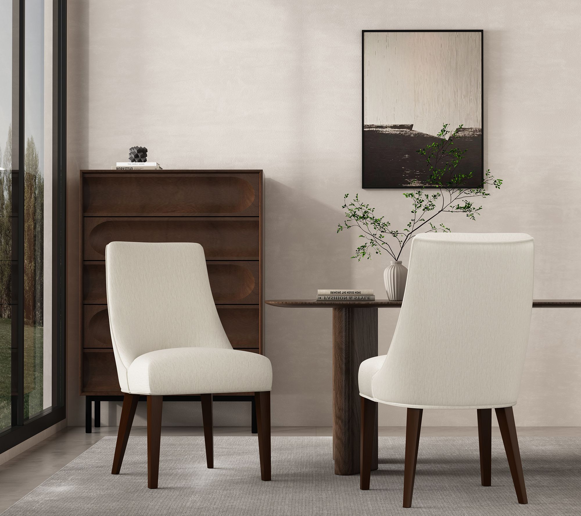 Manhattan Comfort Beever Dining Chair - Set of2 - QVC.com