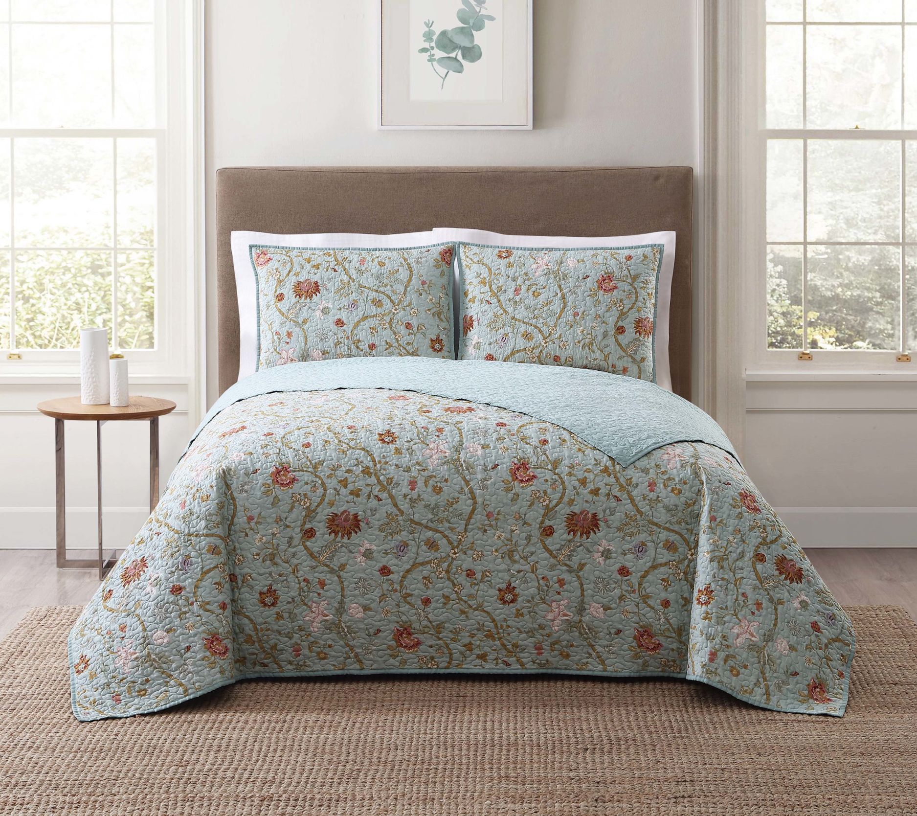 Style 212 Bedford King Quilt Set - QVC.com
