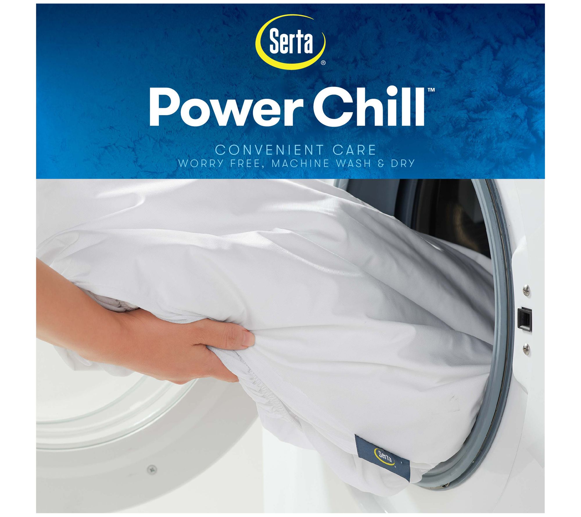 Serta Power Chill Ultra Twin Mattress Protector - QVC.com
