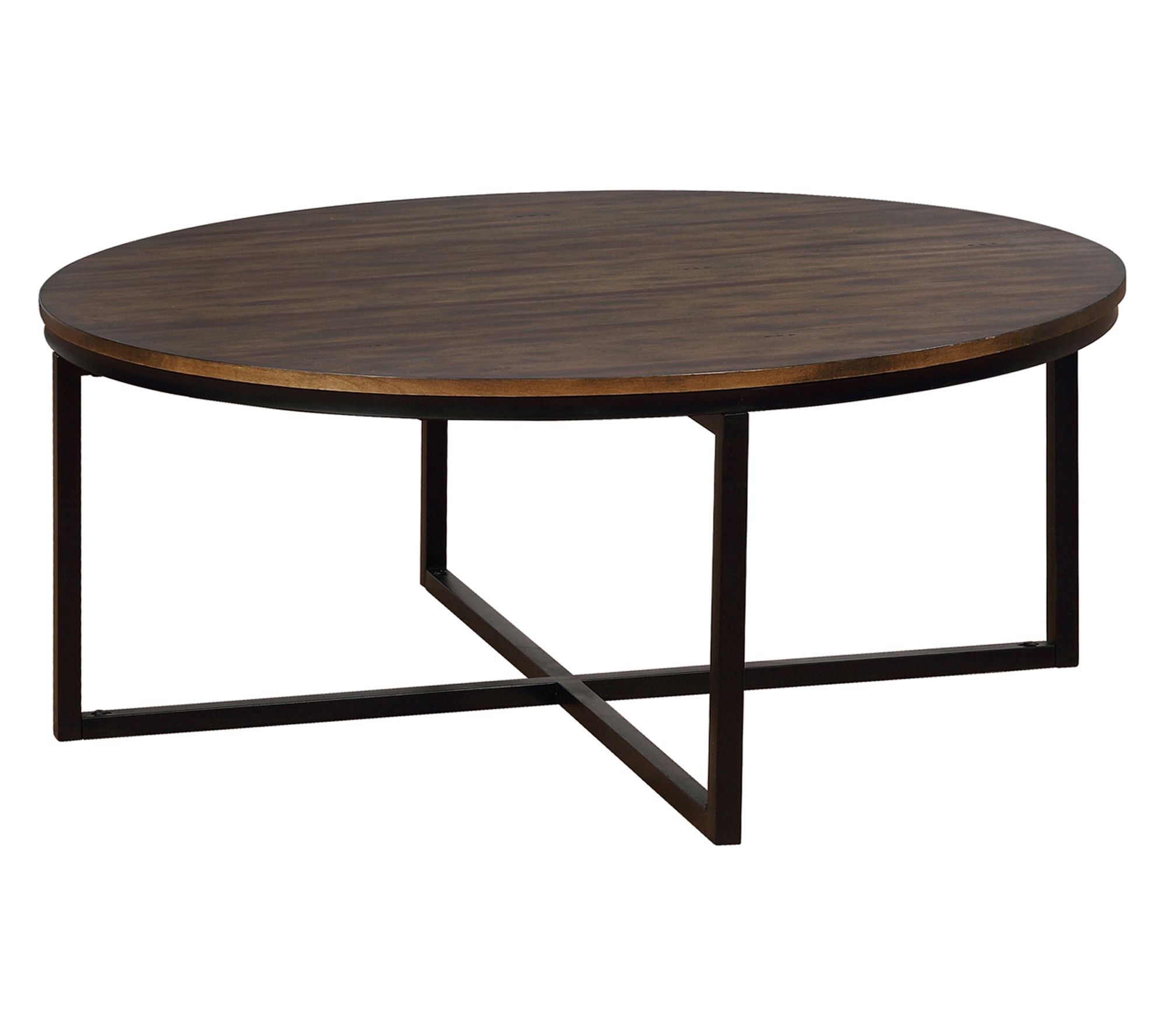 Alaterre Furniture Arcadia 42" Round Wood Coffee Table - QVC.com
