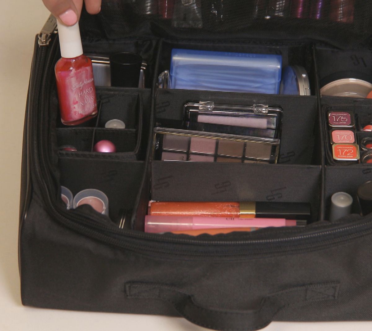 Cosmetic Organizer Case with Compact Mirror by Lori Greiner - QVC.com
