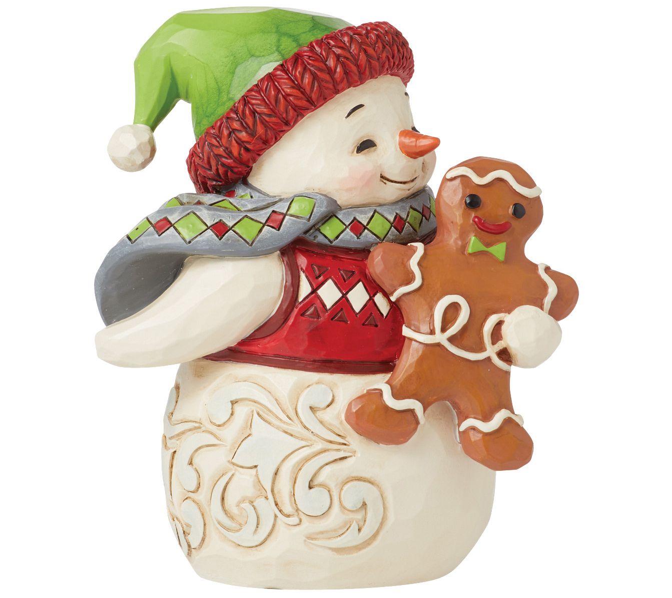 Jim Shore Mini Snowman Gingerbread Fig - QVC.com