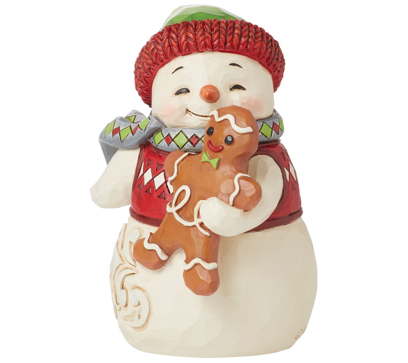 Jim Shore Mini Snowman Gingerbread Fig - QVC.com