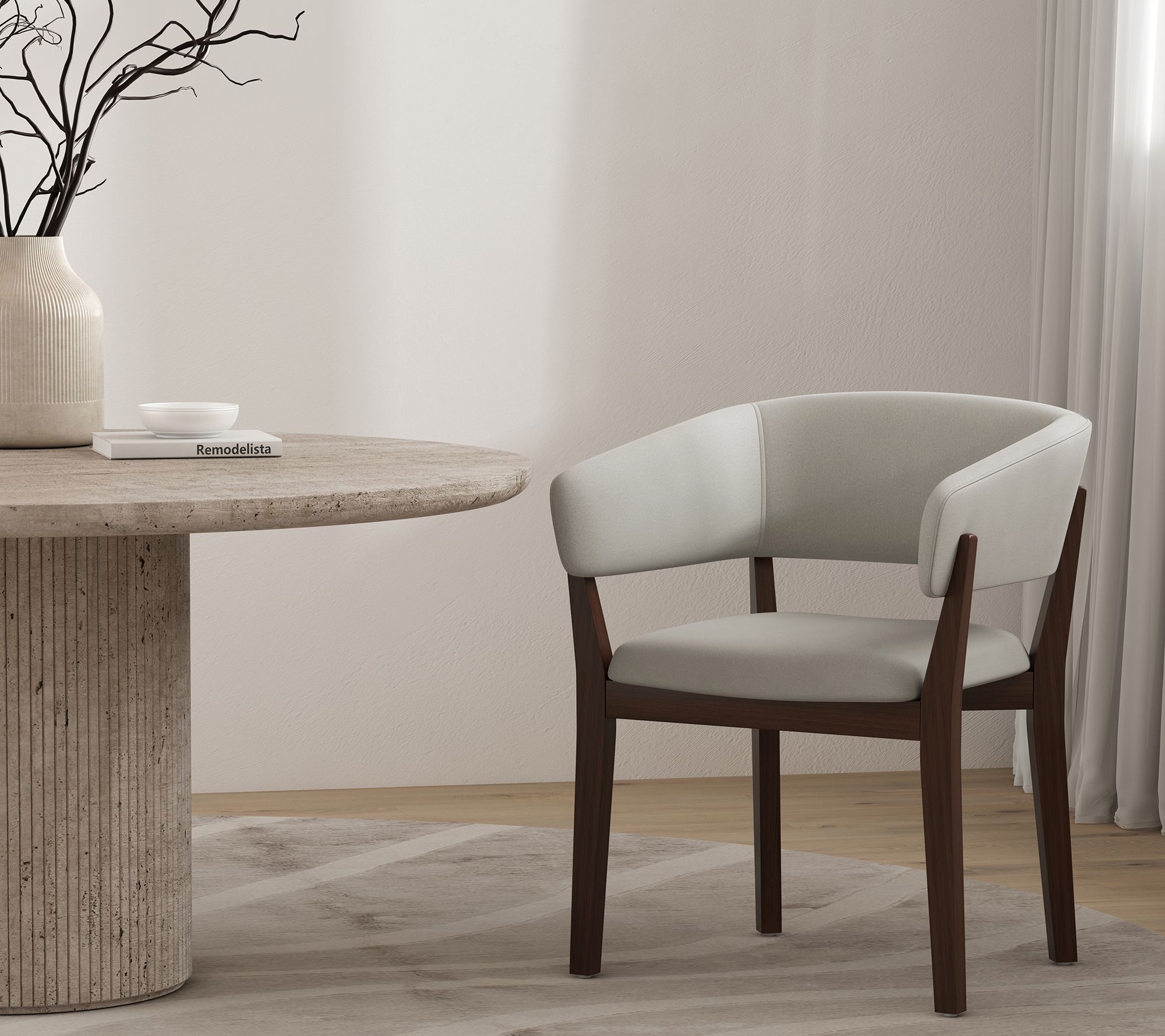 Manhattan Comfort Blake Dining Armchair - QVC.com