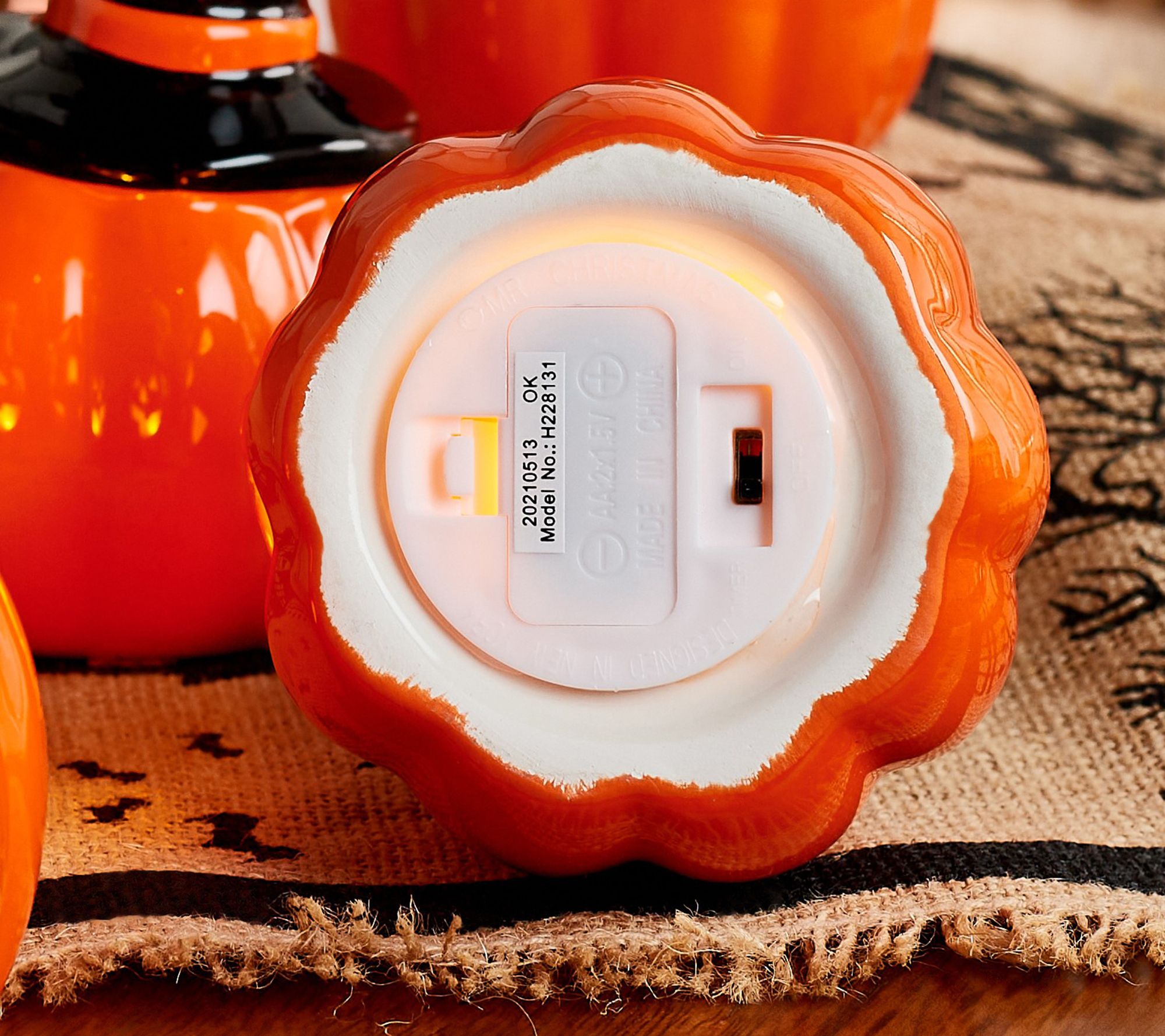 Mr. Halloween Set of 4 Mini Ceramic Figures - QVC.com