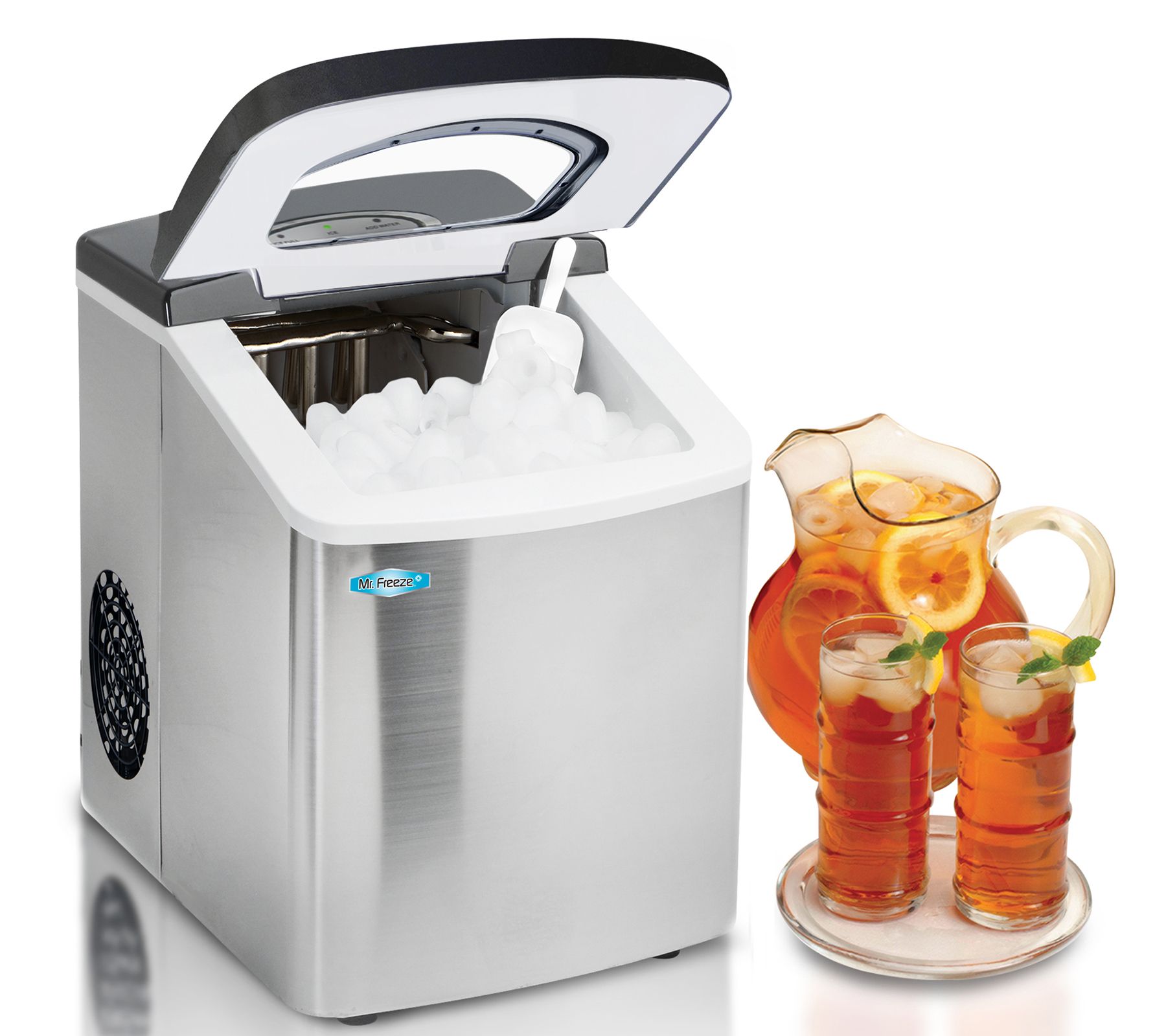 Mr. Freeze Stainless Steel Portable Ice Maker - QVC.com