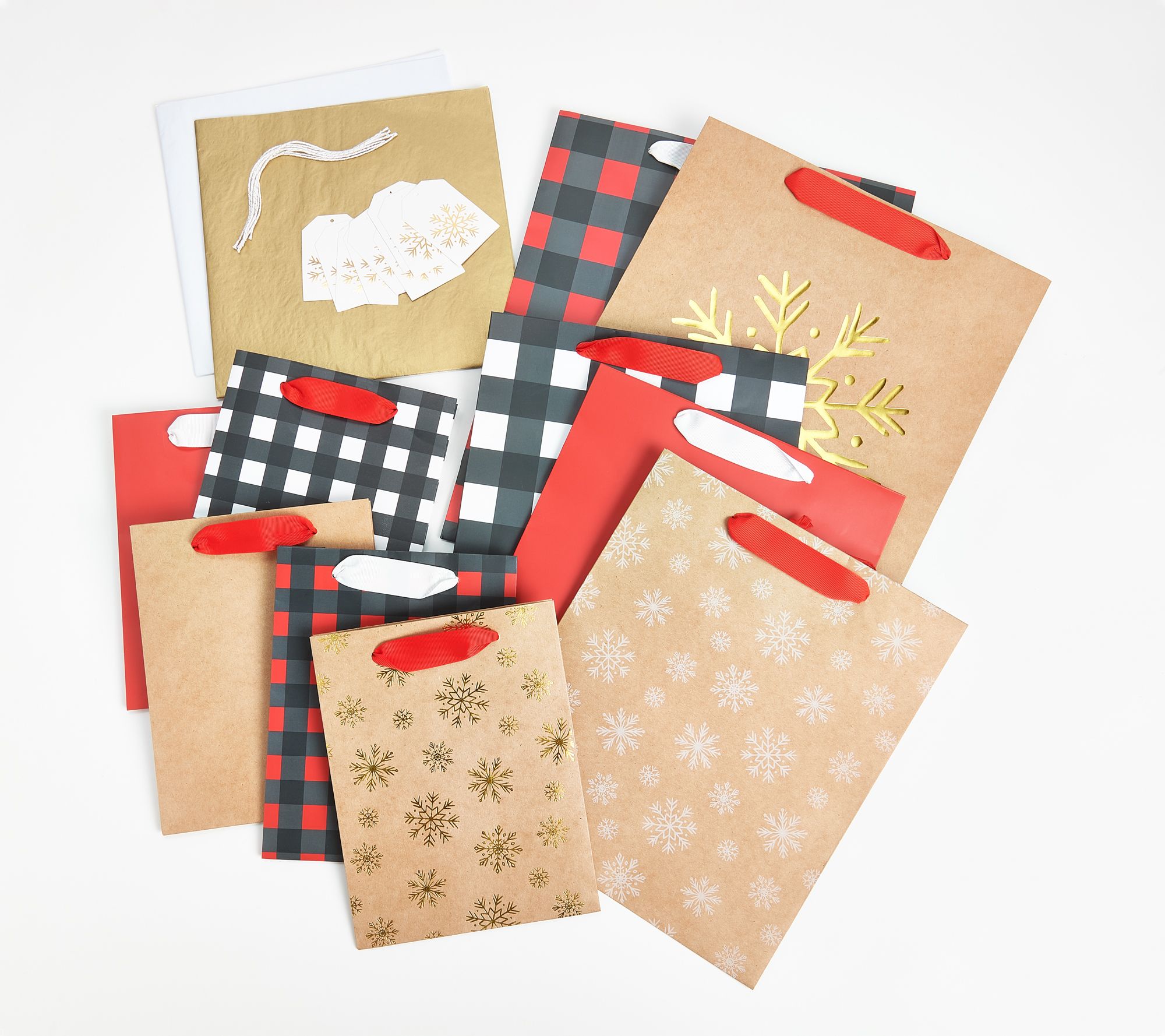 "As Is" Home reflections 10-Piece Holiday Gift Wrap Set - QVC.com