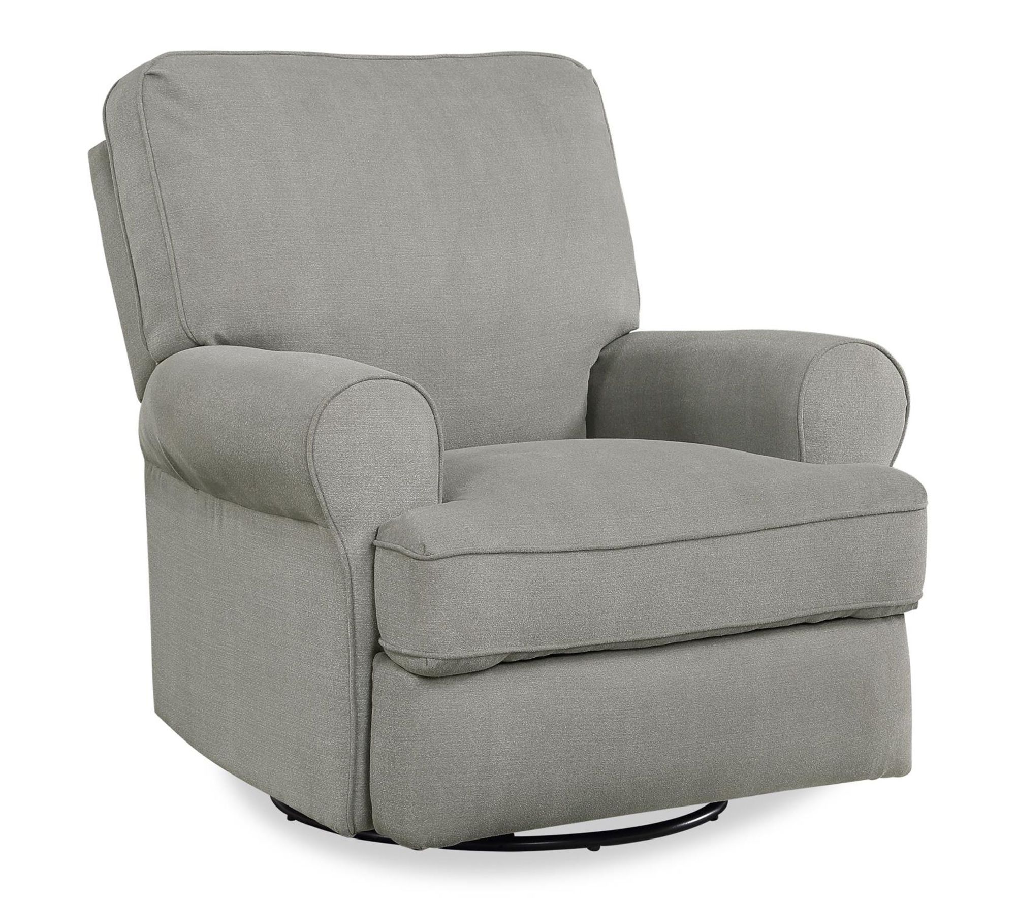 Baby Relax Tiana Nursery Swivel Glider Recliner Chair Lt Gray - QVC.com