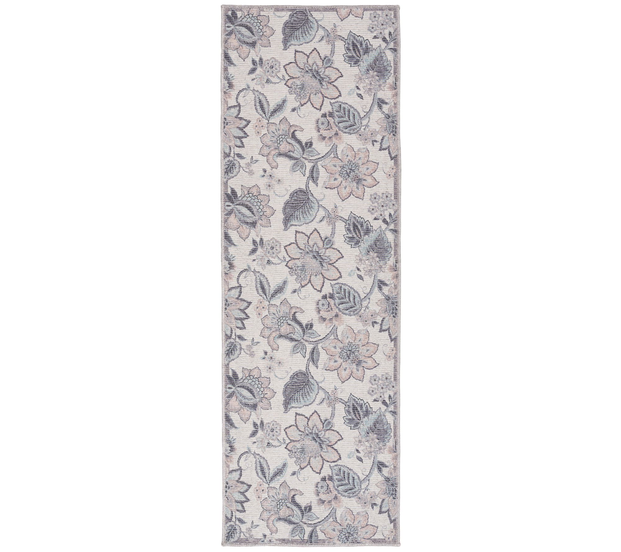 Waverly 2'x6' Runner Washable Brighton Blossom Rug - QVC.com