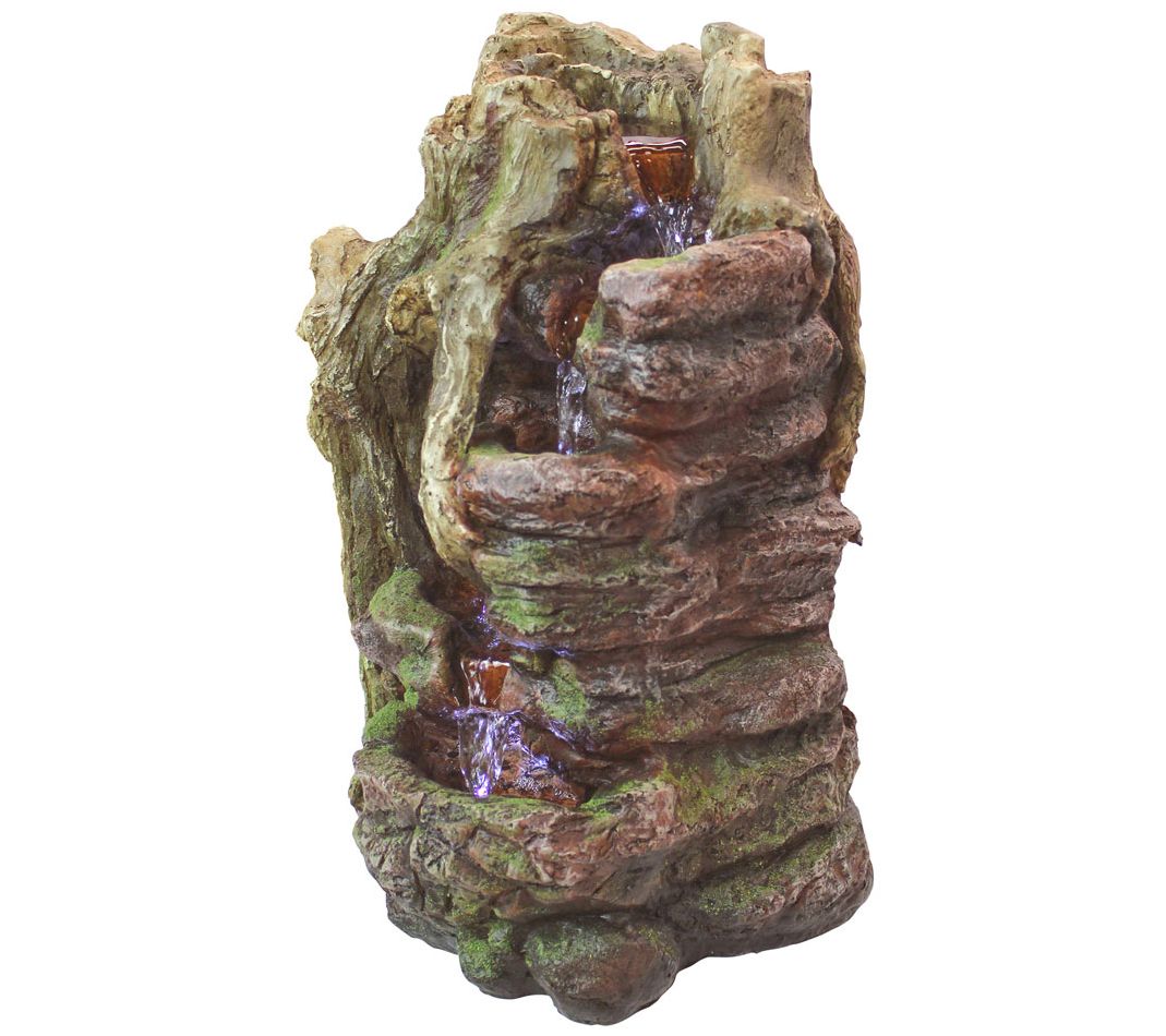 Design Toscano Willow Bend LED Illuminated Garden Fountain - QVC.com