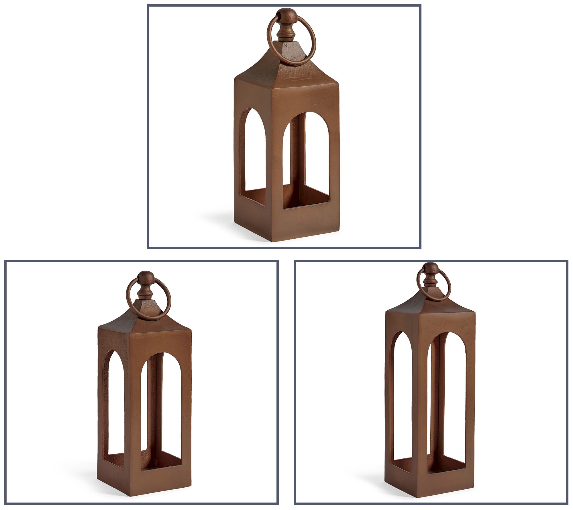 Grandin Road Maxfield Outdoor Lantern - QVC.com