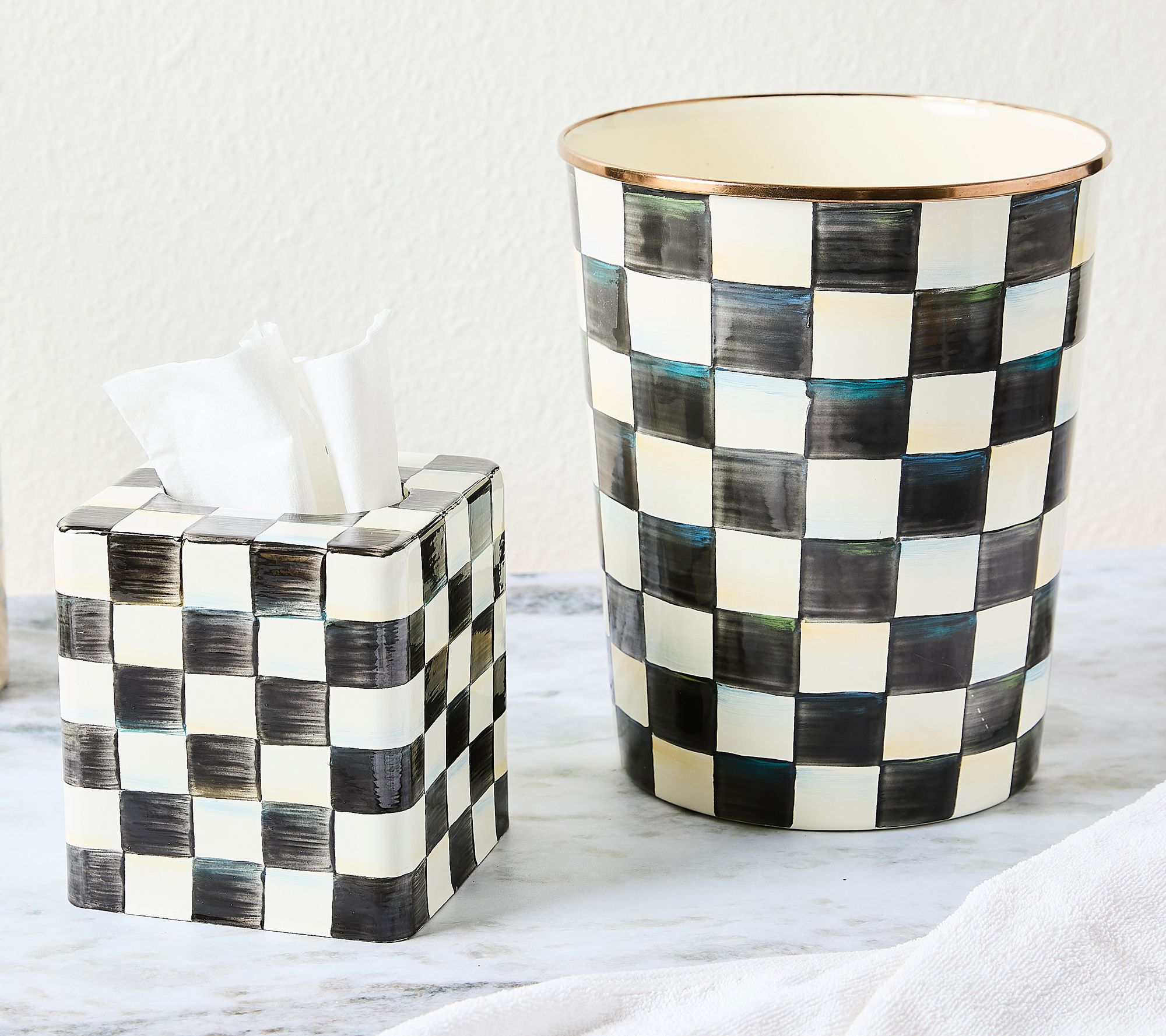 "As Is" MacKenzie- Childs Exclusive Bath Kit - QVC.com