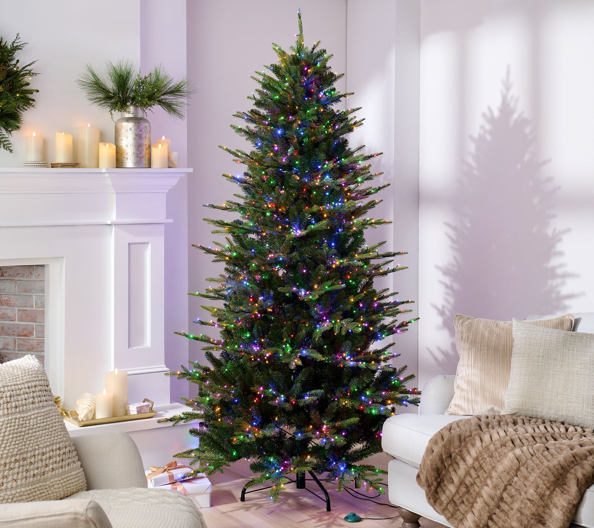 "As Is" Bethlehem Lights 7' Micro LED Tree w/ Storage Bag - QVC.com