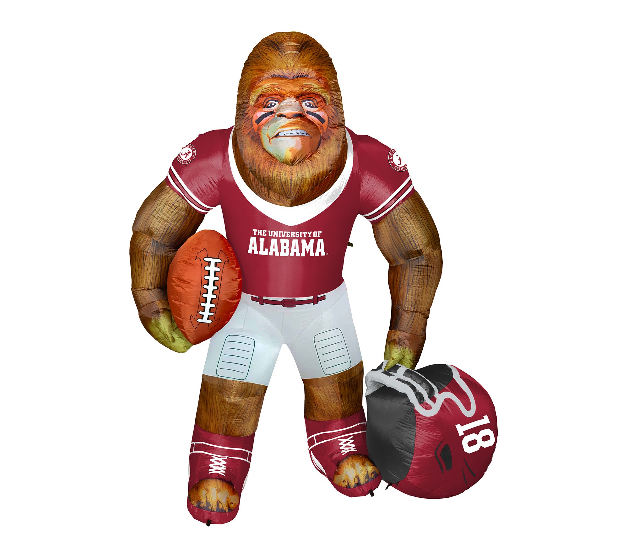 Sporticulture NCAA College Inflatable Big Footballer - QVC.com