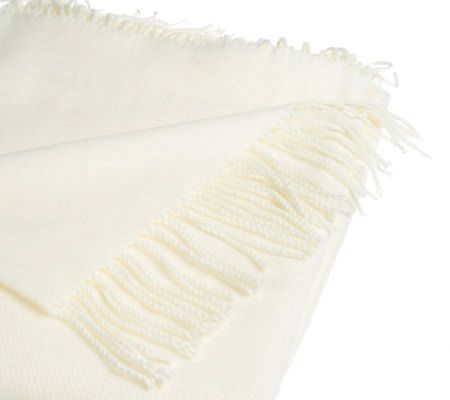 HomeReflections Set of 2 50"x60" Acrylic Cozy Throws - QVC.com