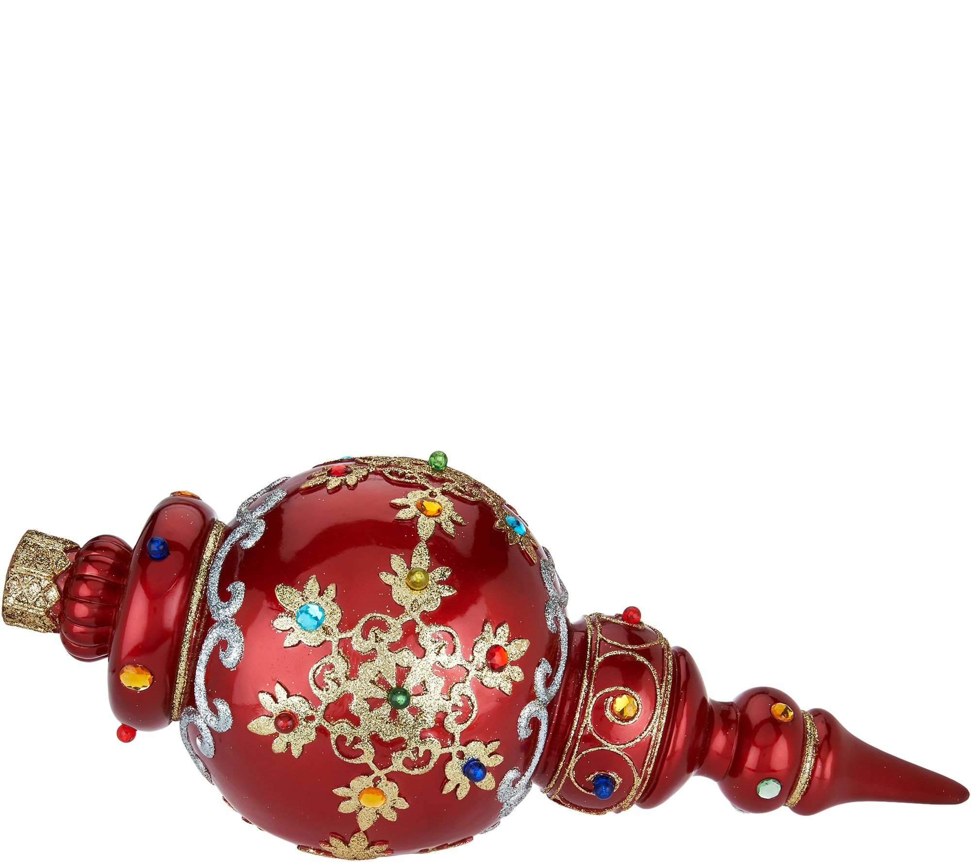 "As Is" Kringle Express 35" Illuminated Oversized Finial Ornament - QVC.com