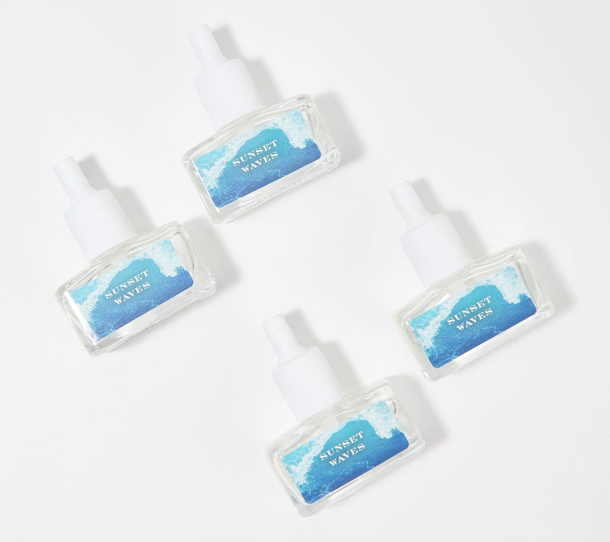 HomeWorx by Harry Slatkin Set of 4 Sunset Waves Diffuser Oils - QVC.com