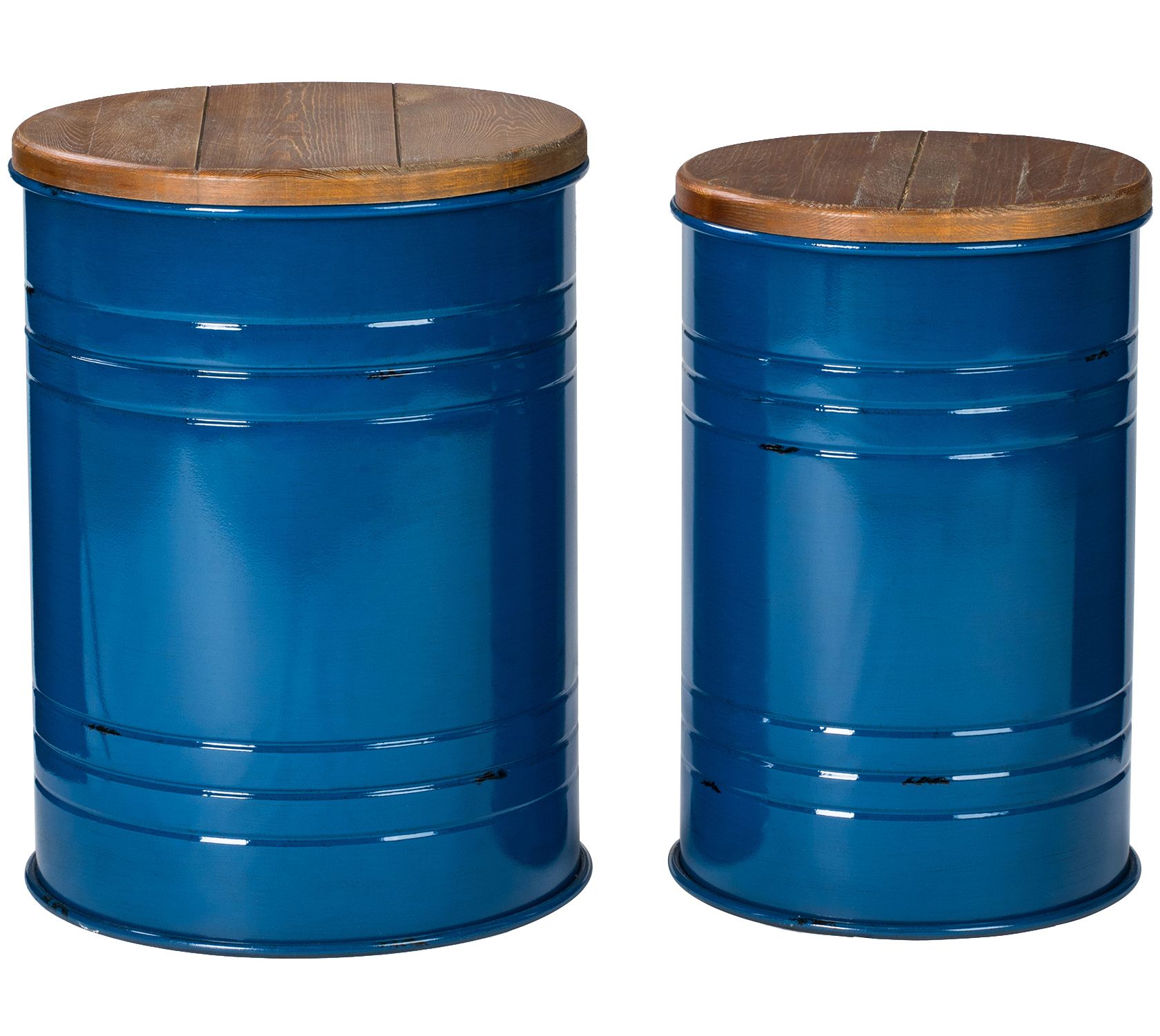 Glitzhome Versitile Farmhouse Storage Table ortool Set of 2 - QVC.com